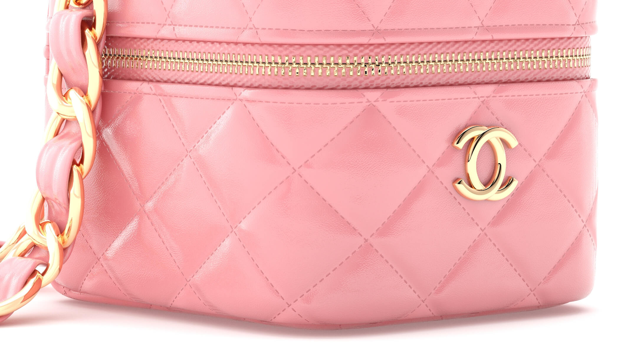 Chanel Clutch With Handle - 3D Model by frezzy