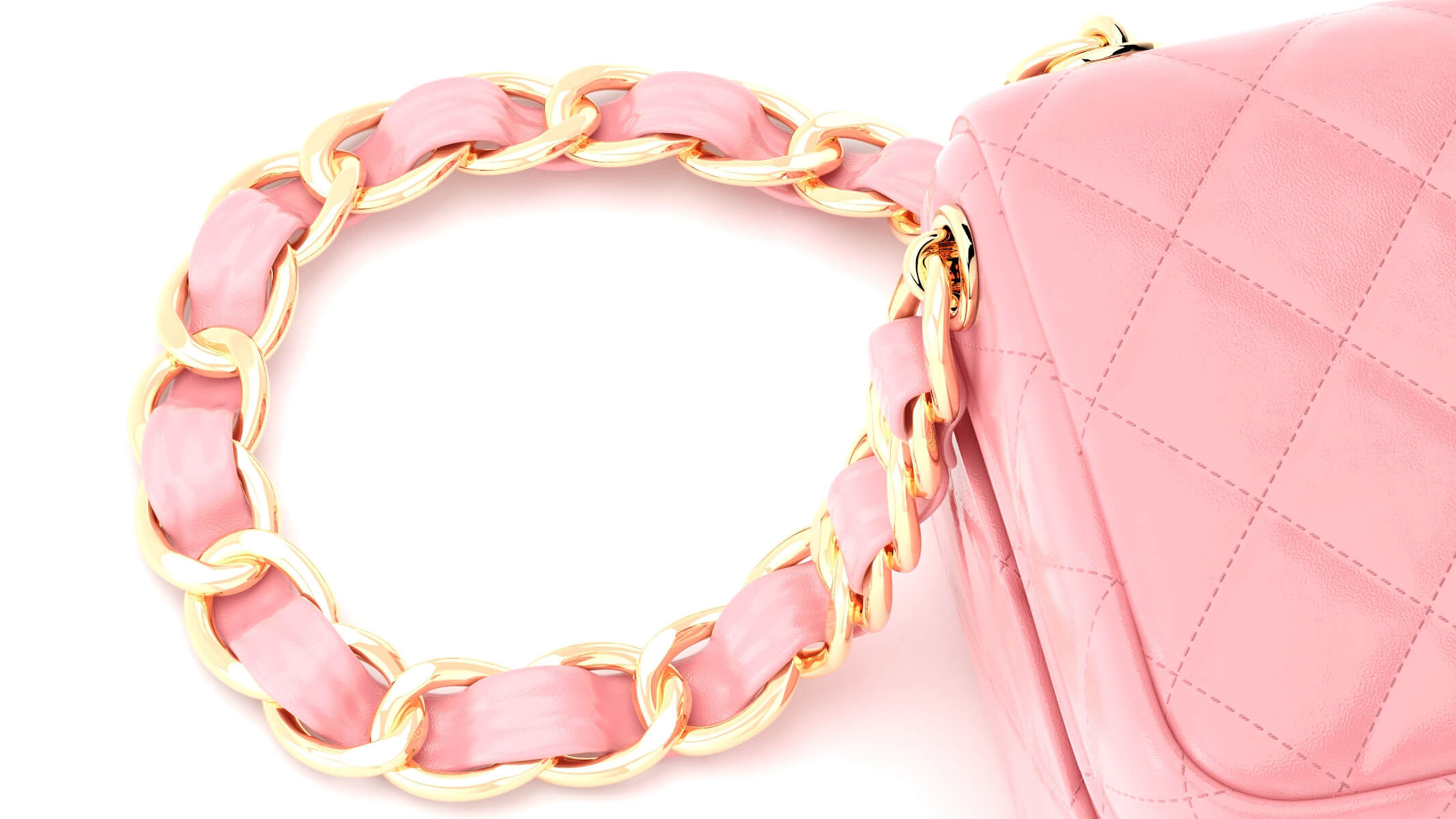 Chanel Clutch With Handle - 3D Model by frezzy