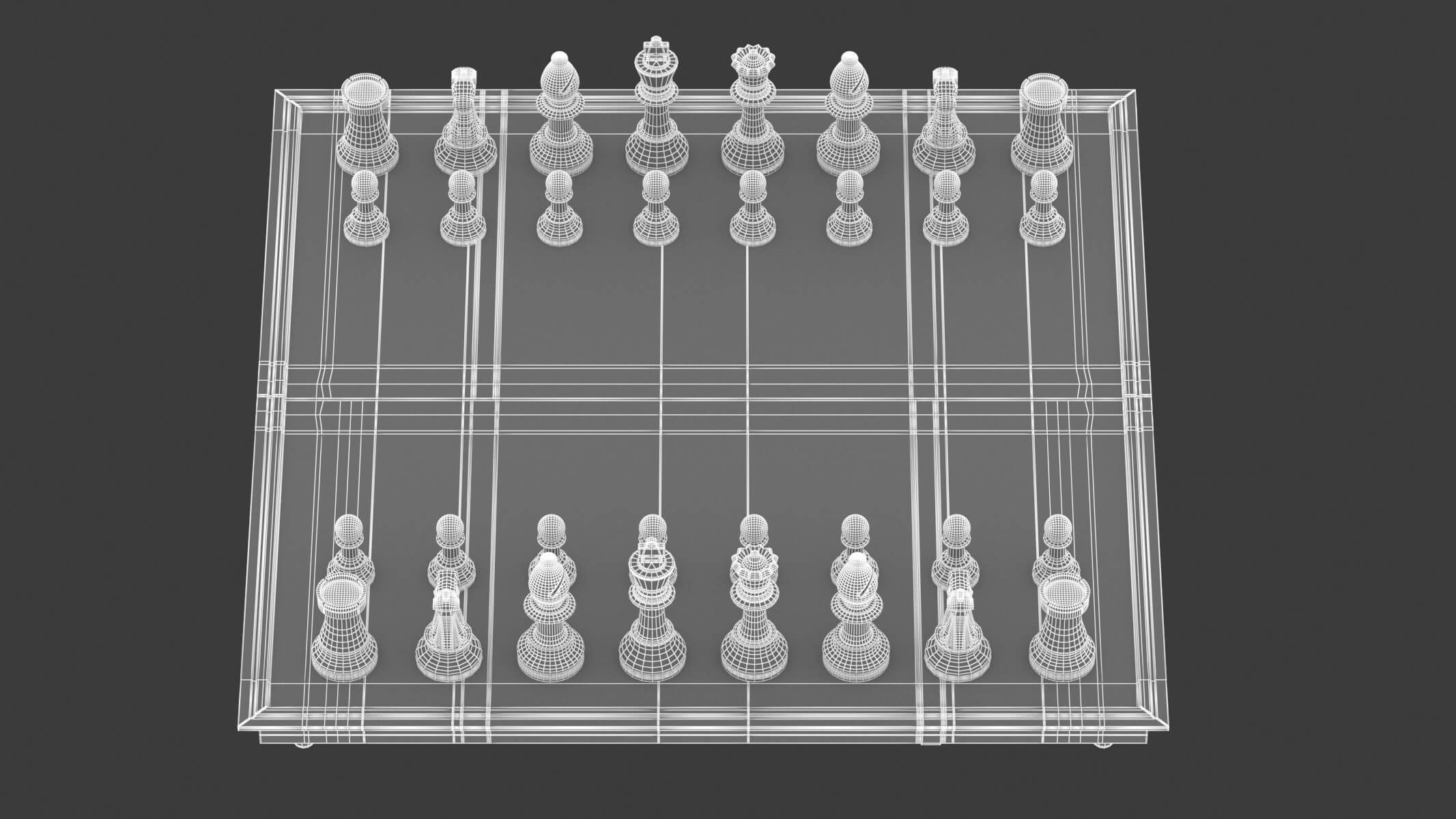 Chess Board - 3D Model by frezzy