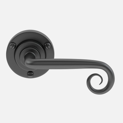 Circle Stonebridge Curl Door Handle - 3D Model by frezzy