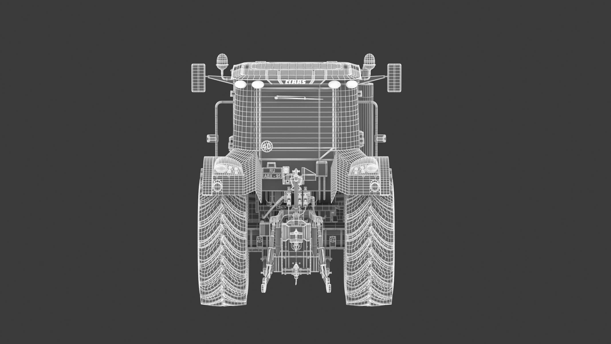 Claas Arion 400 Tractor Version 2010 - 3D Model by frezzy