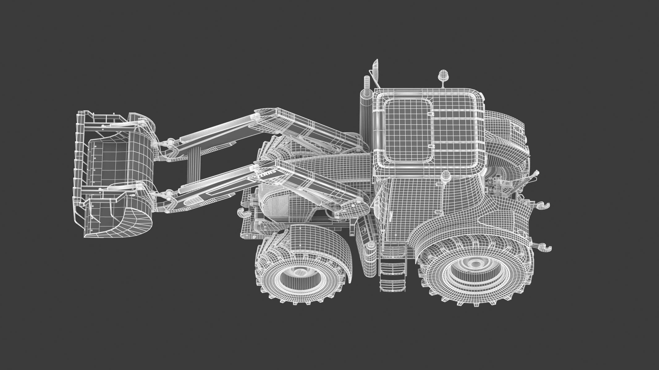 Claas Arion 400 Tractor Version 2010 - 3D Model by frezzy