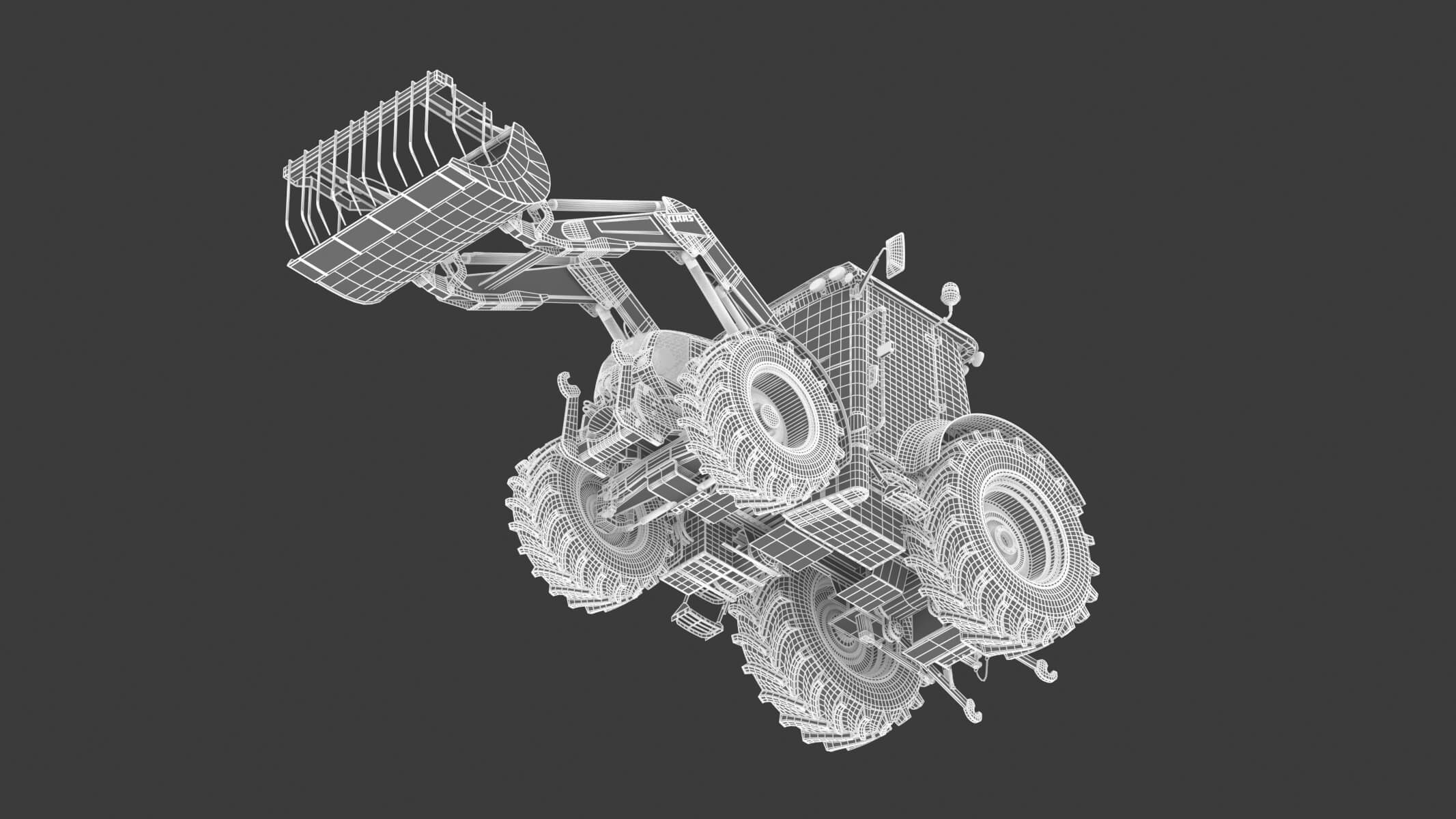 Claas Arion 400 Tractor Version 2010 - 3D Model by frezzy