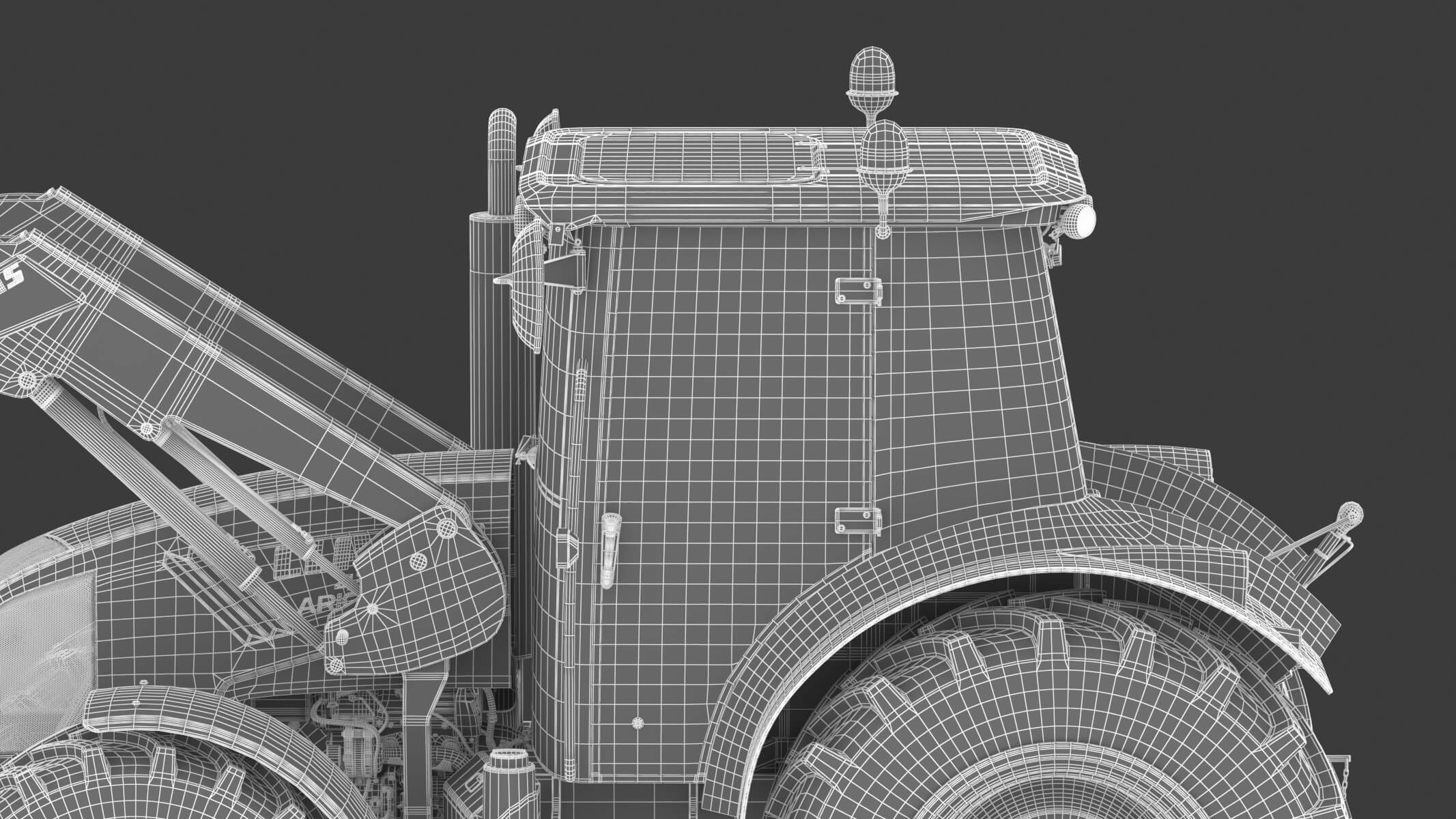 Claas Arion 400 Tractor Version 2010 - 3D Model by frezzy