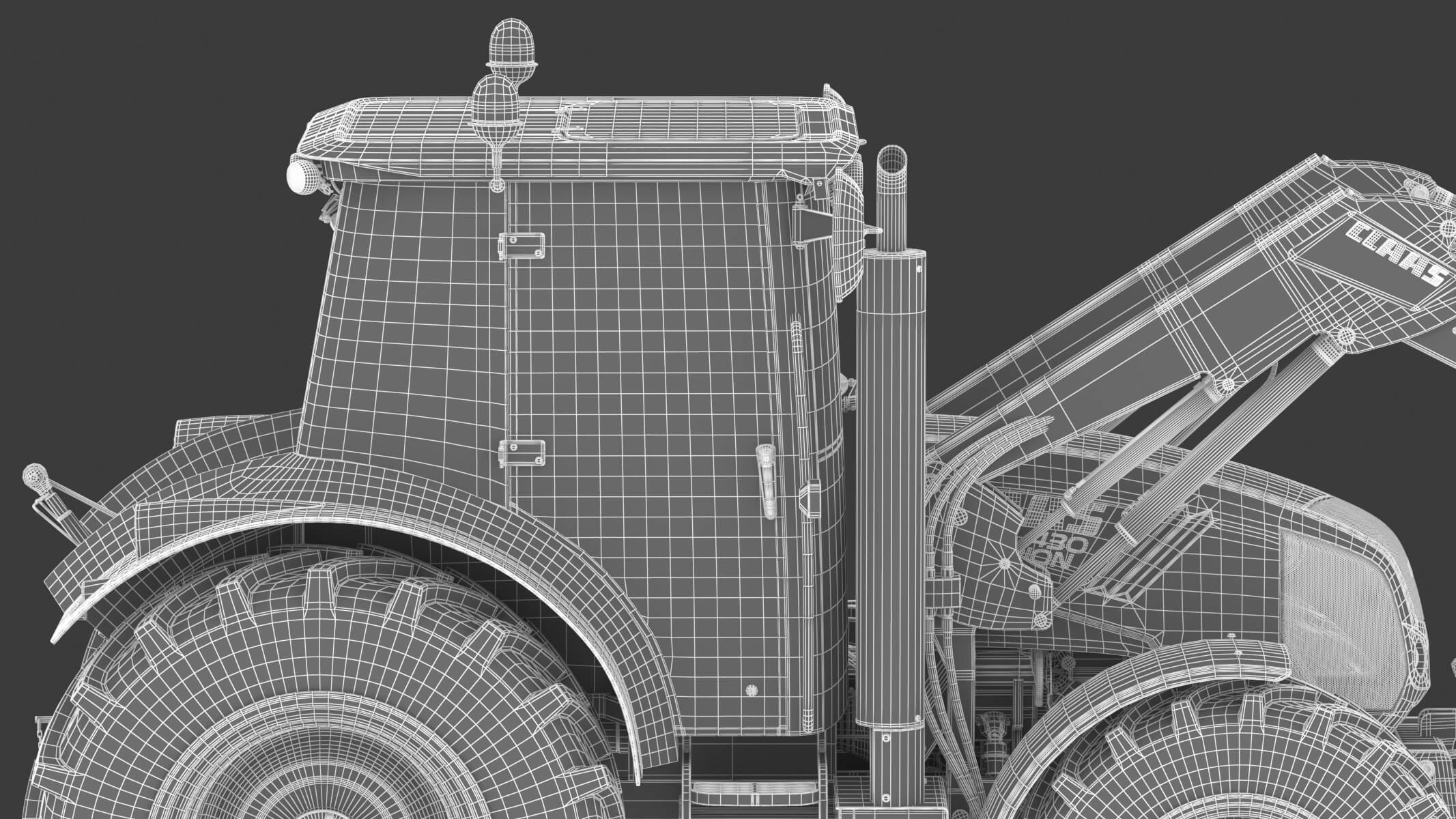 Claas Arion 400 Tractor Version 2010 - 3D Model by frezzy