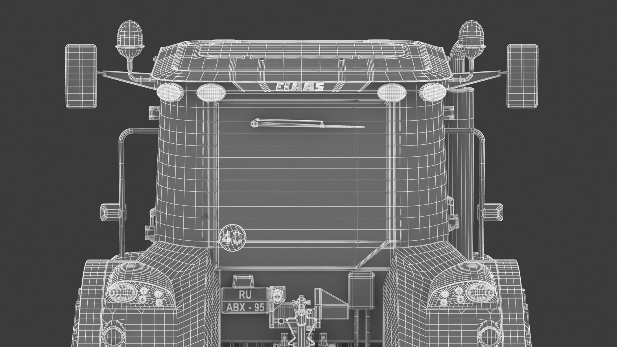 Claas Arion 400 Tractor Version 2010 - 3D Model by frezzy