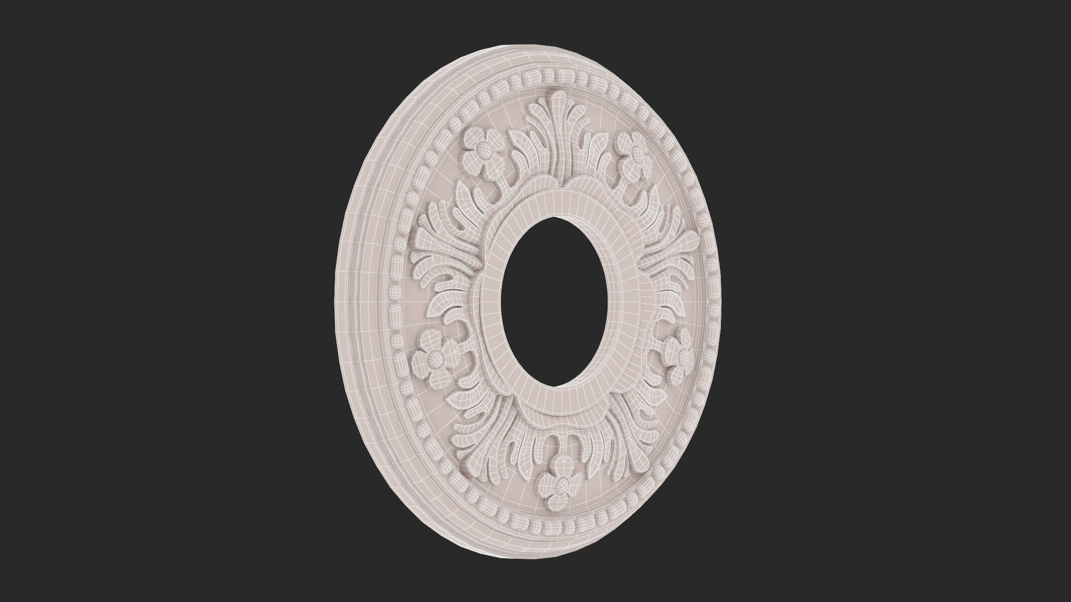 Classic Ceiling Medallion 18 - 3D Model by frezzy