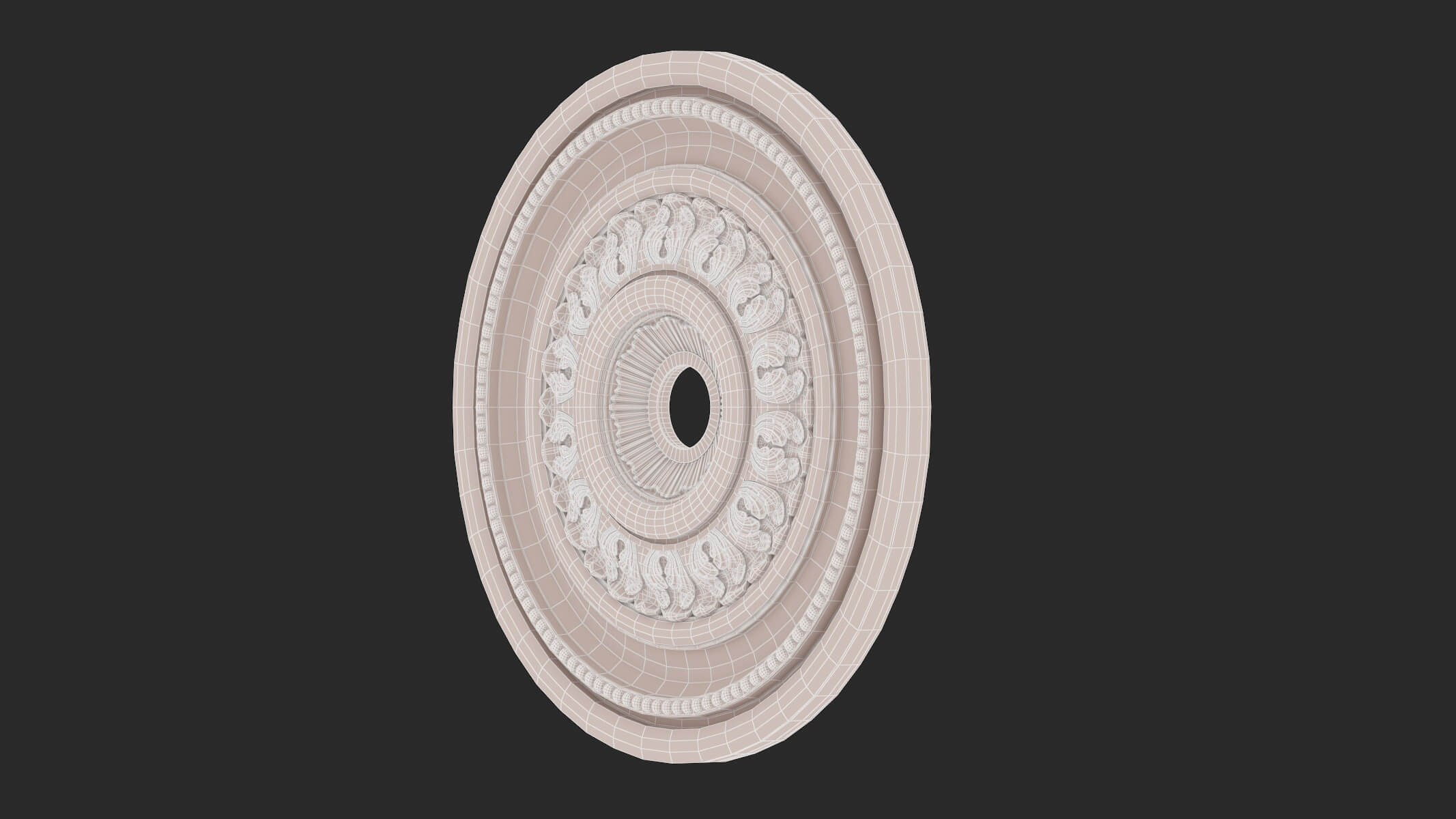 Classic Ceiling Medallion 24 - 3D Model by frezzy