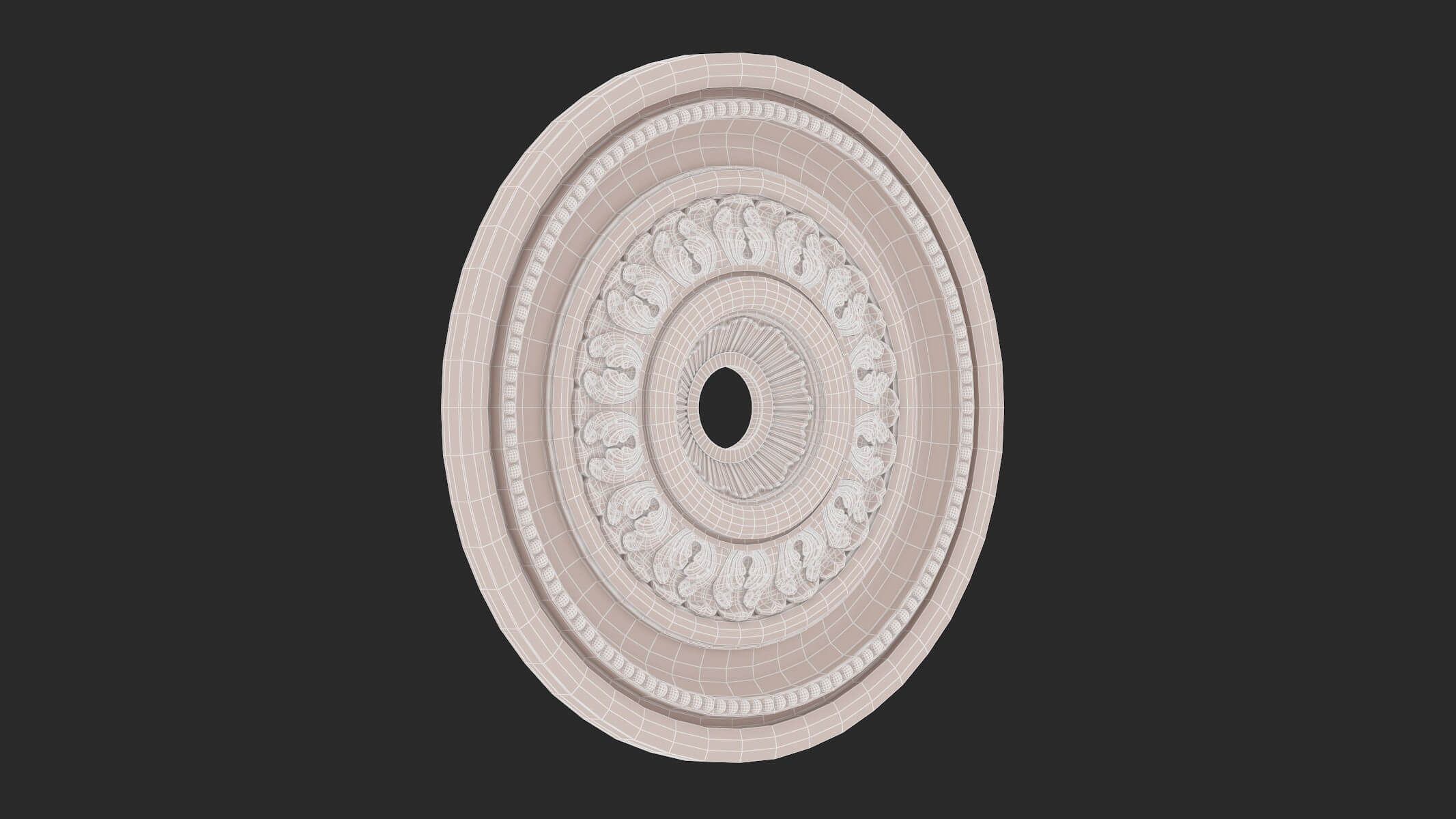 Classic Ceiling Medallion 24 - 3D Model by frezzy