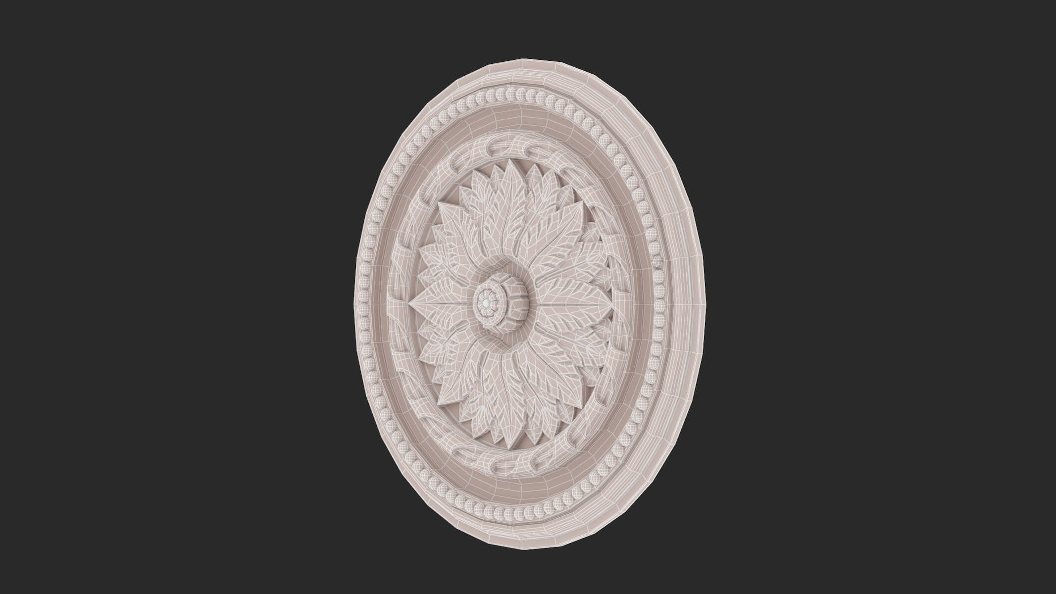 Classic Ceiling Medallion 28 - 3D Model by frezzy