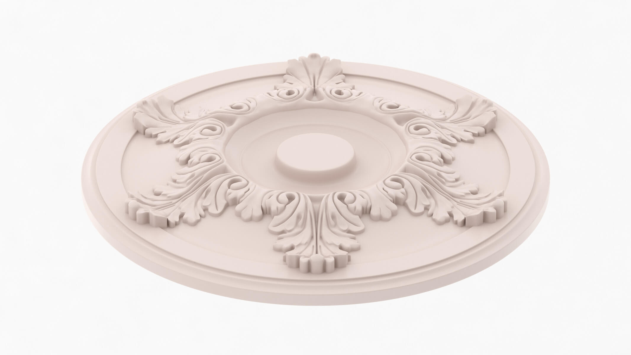 Classic Ceiling Medallion 42 - 3D Model by frezzy
