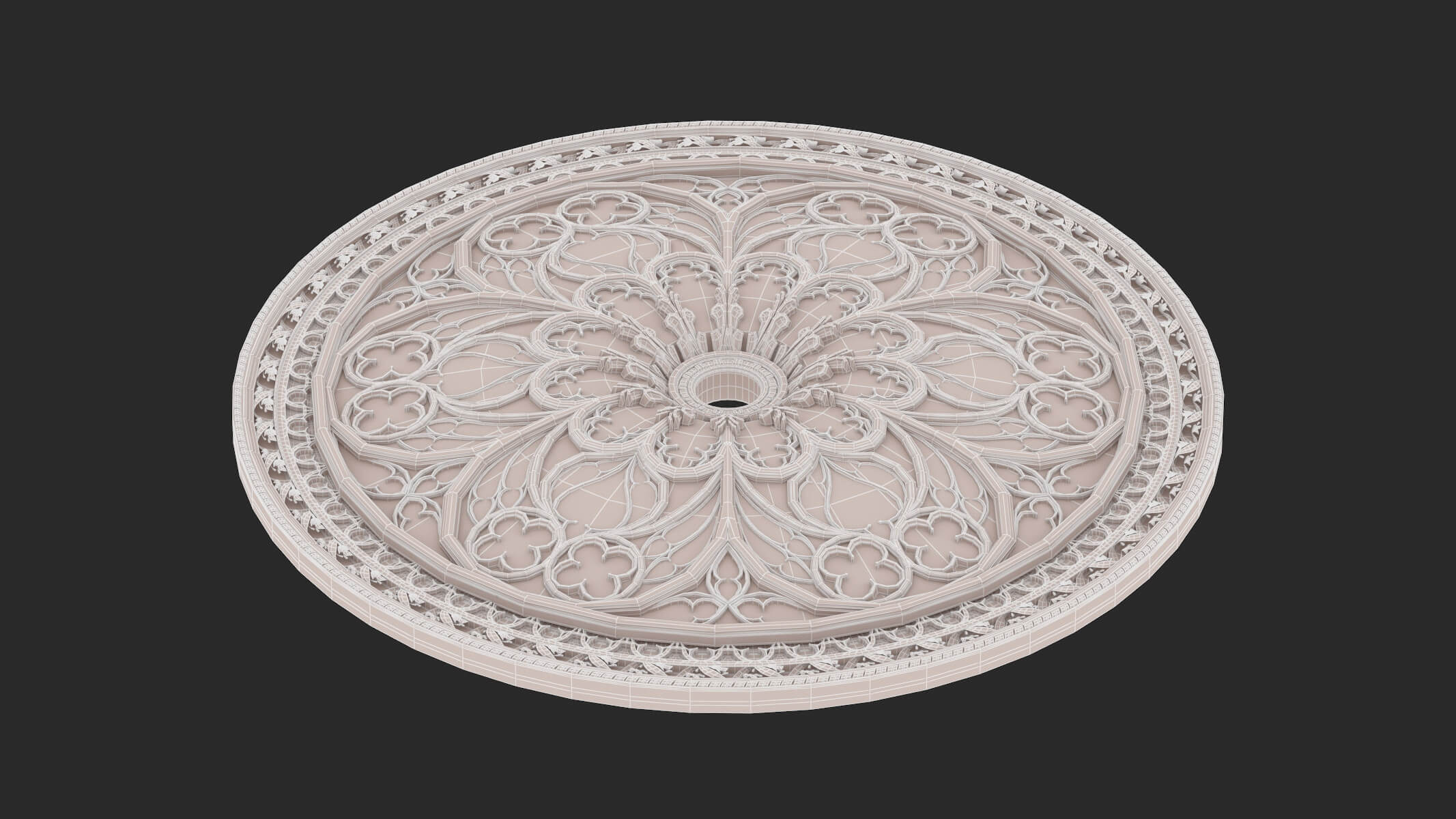 Classic Ceiling Medallion 64 - 3D Model by frezzy