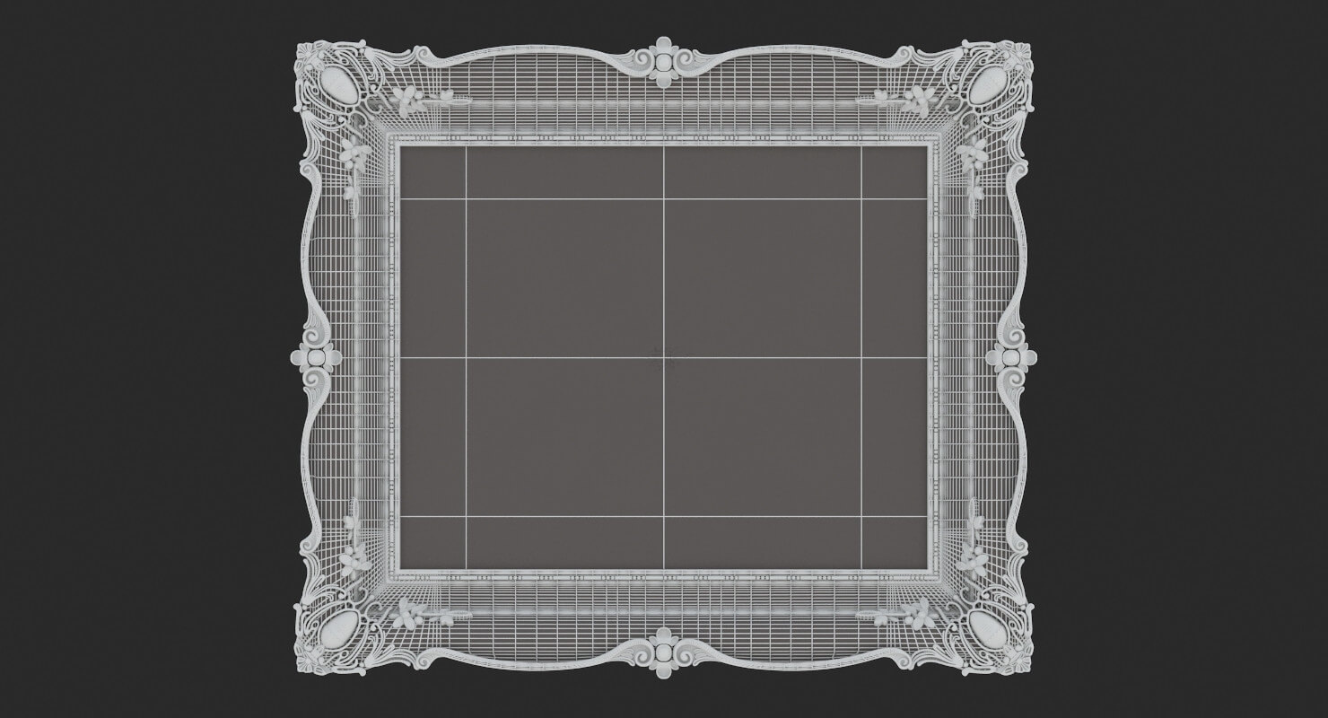 Classic Frame 01 - 3D Model by frezzy