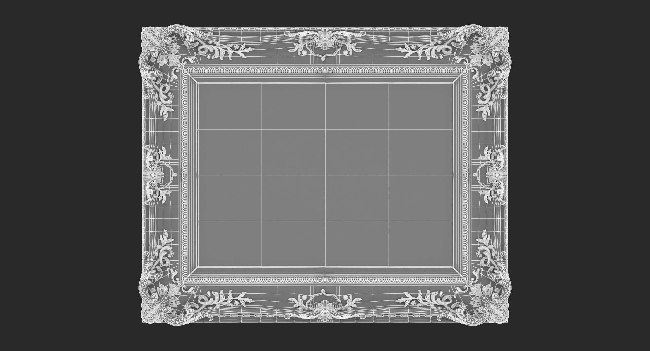 Classic Frame 07 - 3D Model by frezzy