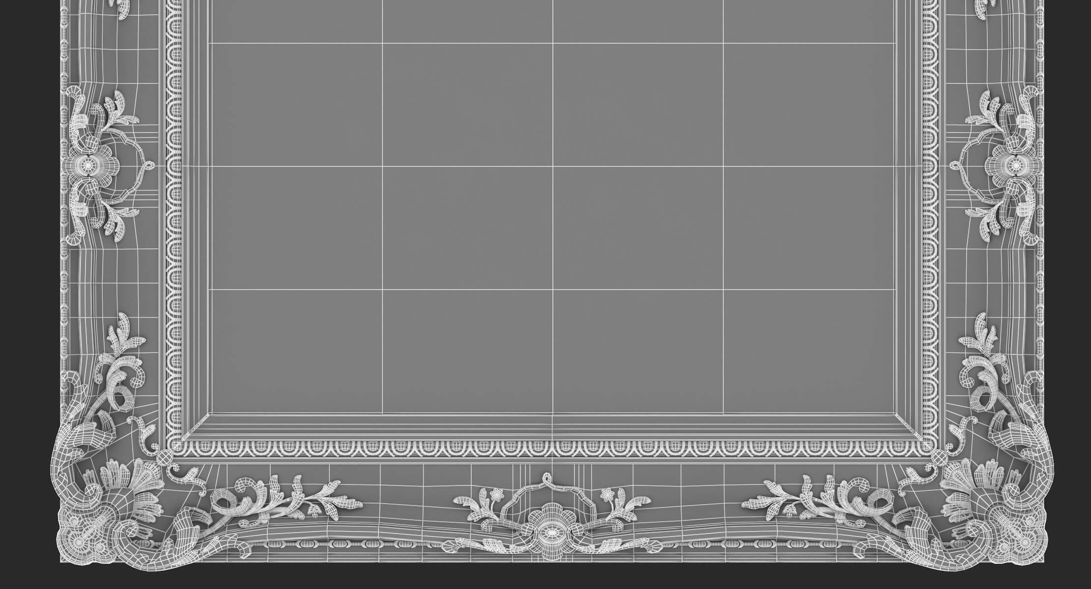 Classic Frame 07 - 3D Model by frezzy