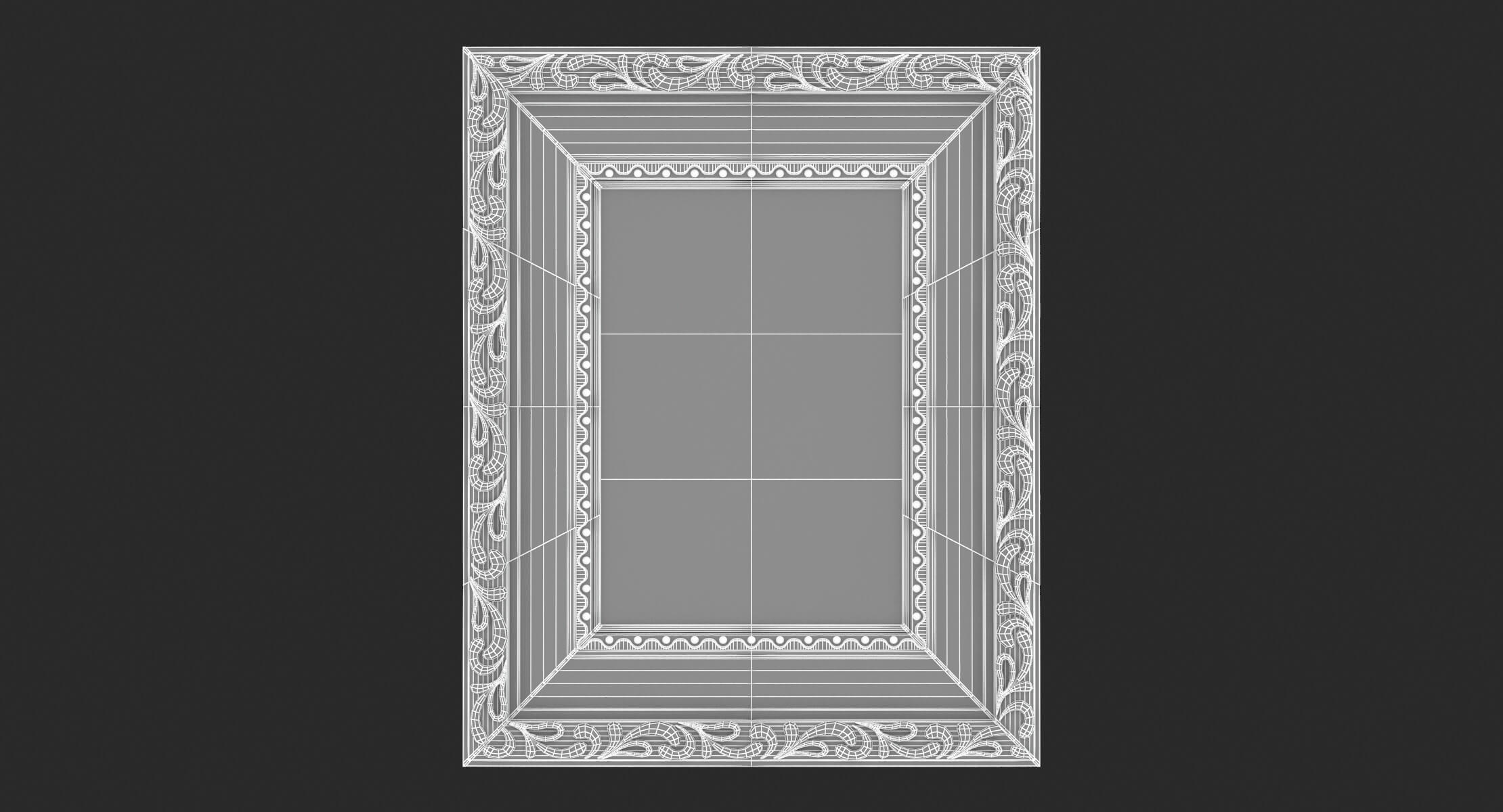 Classic Frame 09 - 3D Model by frezzy