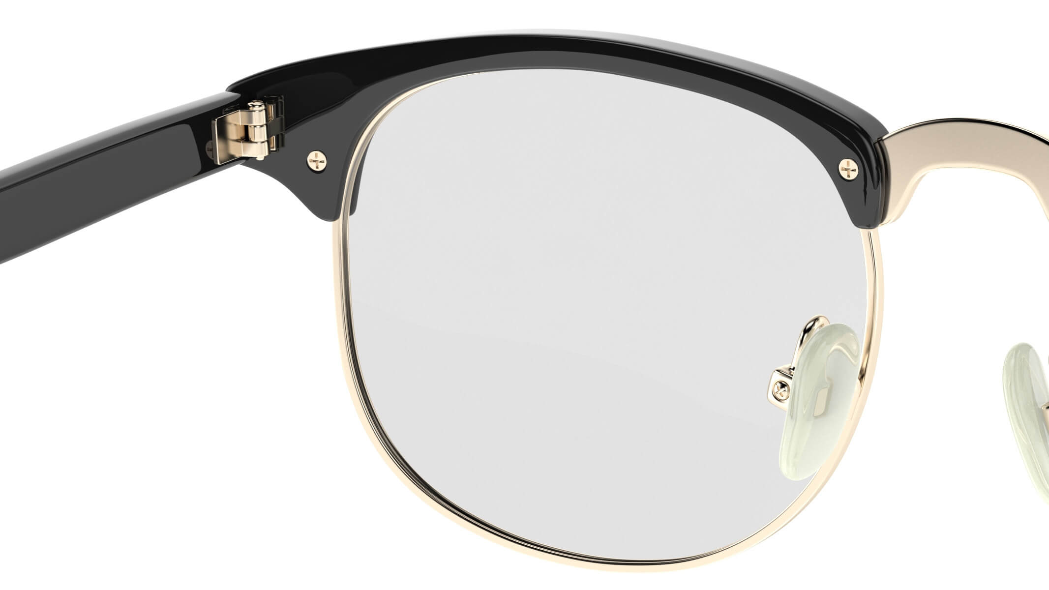 Classic Half Frame Glasses - 3D Model by frezzy