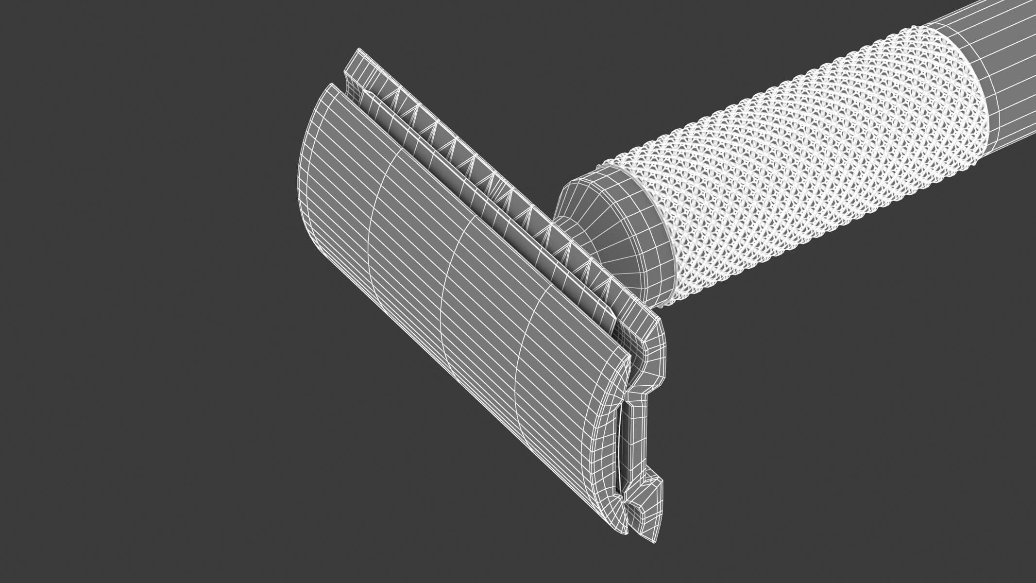 Classic Safety Razor - 3D Model by frezzy