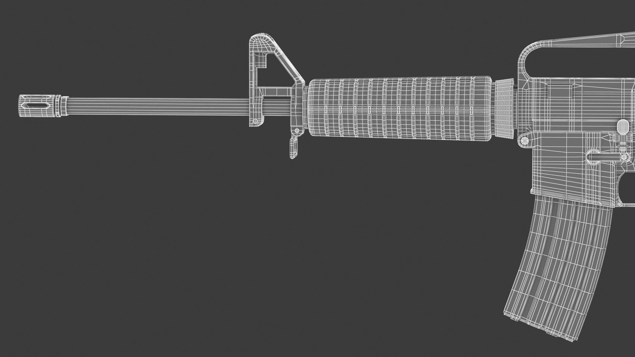 Colt AR-15 3D Model by frezzy