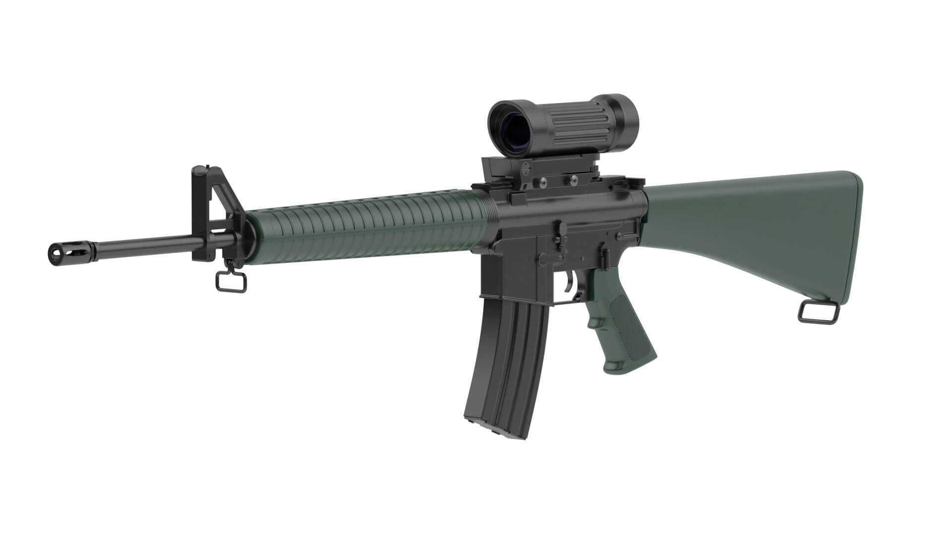 Colt Canada C7A1 - 3D Model by frezzy