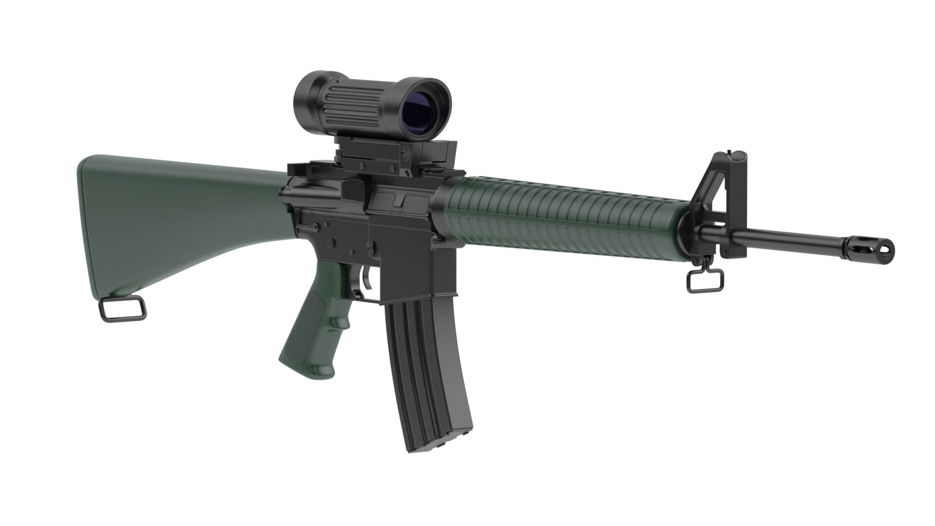 Colt Canada C7A1 - 3D Model by frezzy