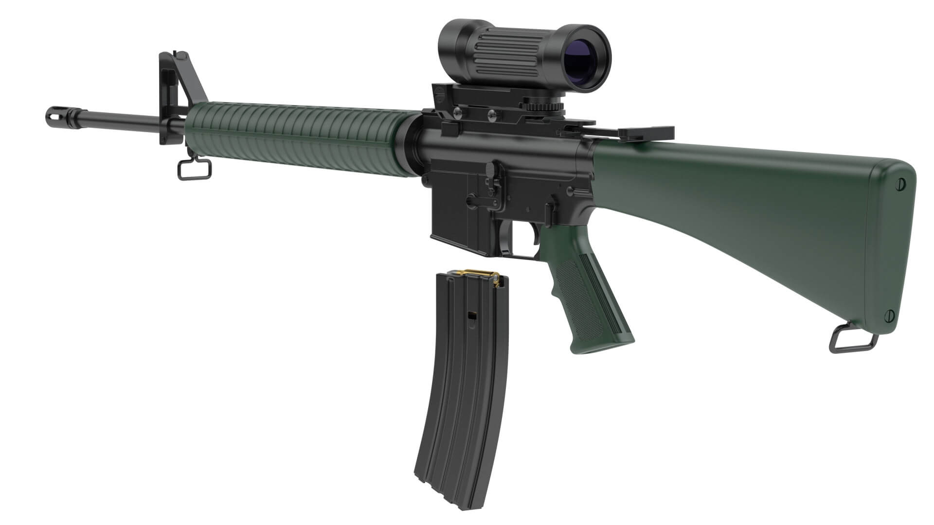 Colt Canada C7A1 - 3D Model by frezzy