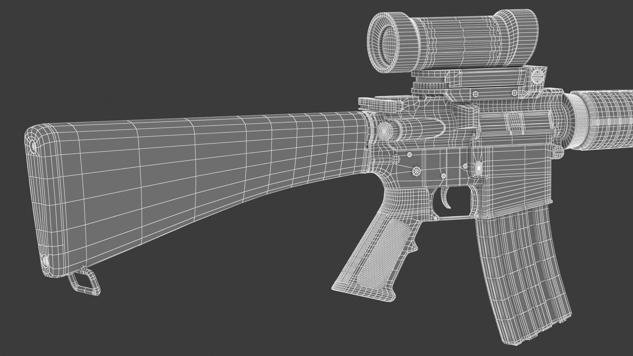 Colt Canada C7A1 - 3D Model by frezzy
