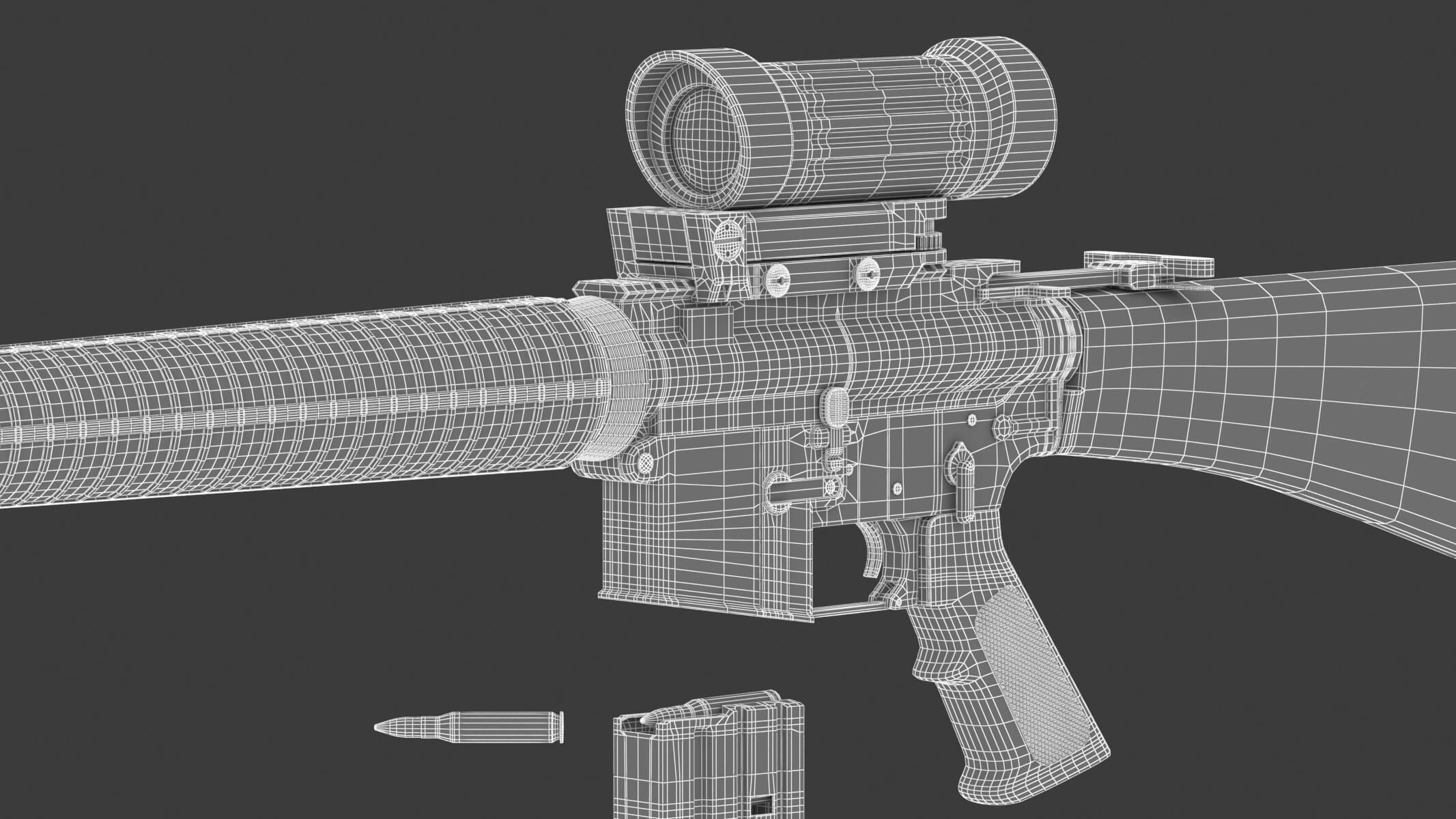 Colt Canada C7A1 - 3D Model by frezzy