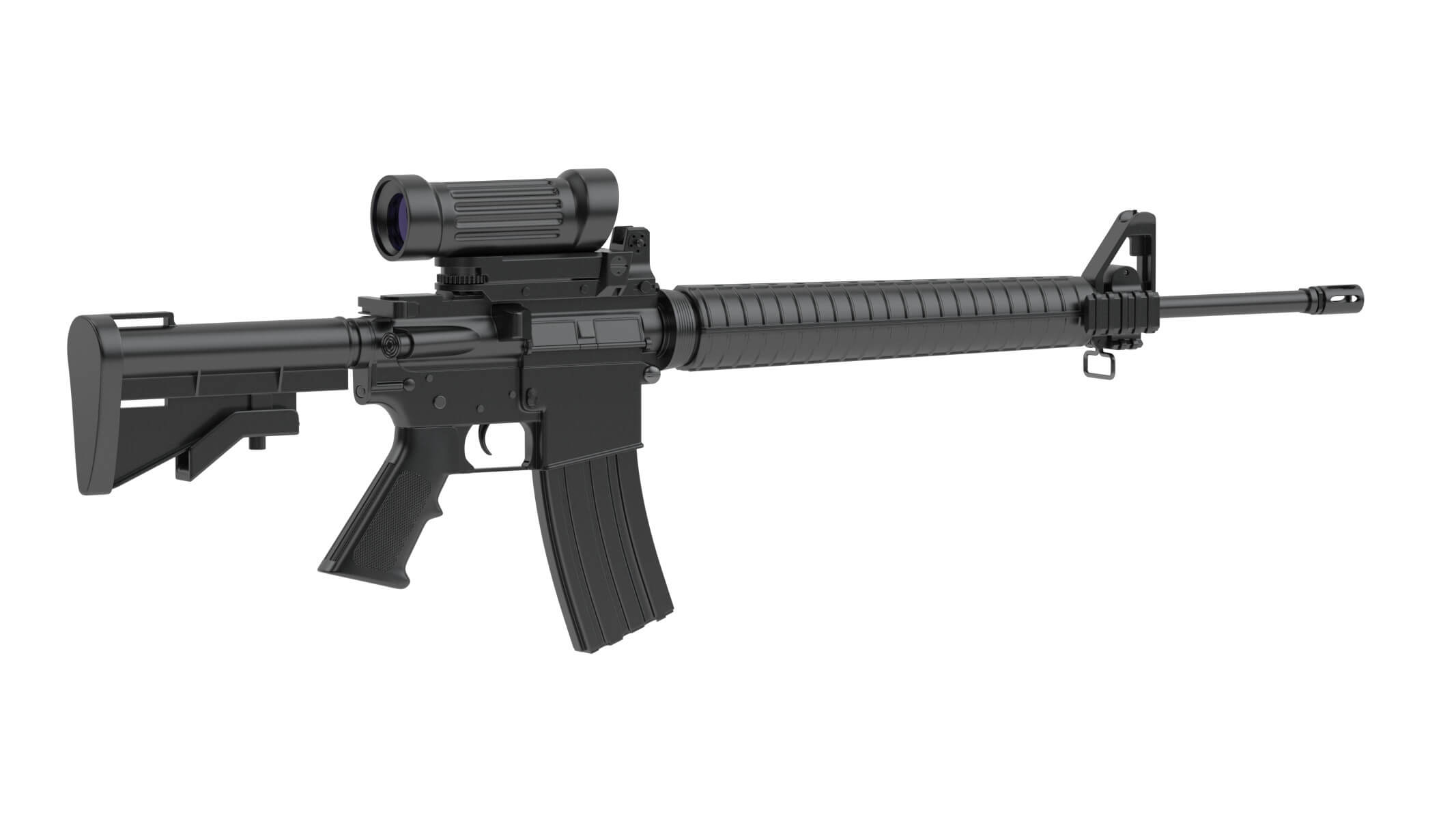 Colt Canada C7A2 - 3D Model by frezzy