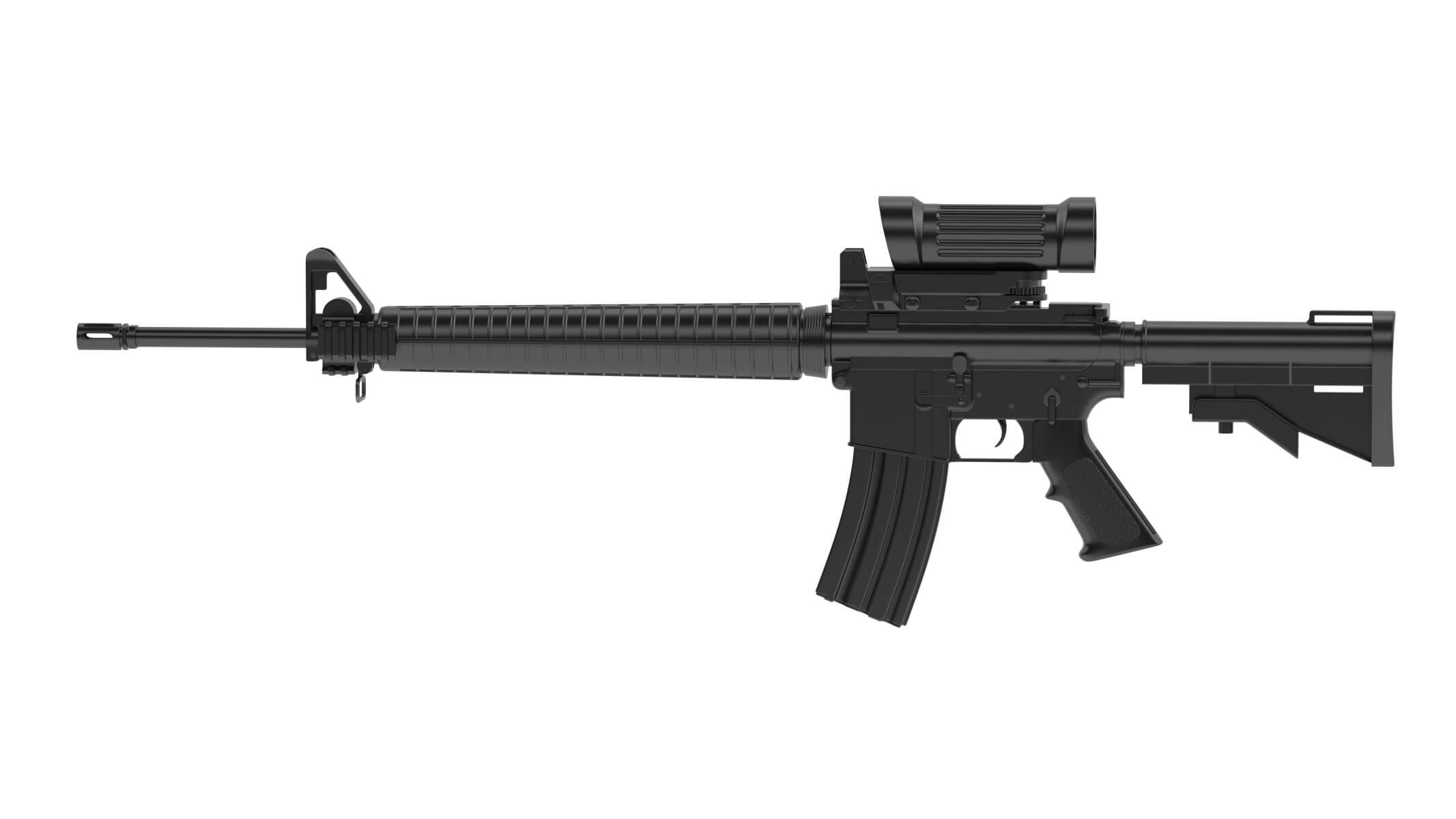 Colt Canada C7A2 - 3D Model by frezzy