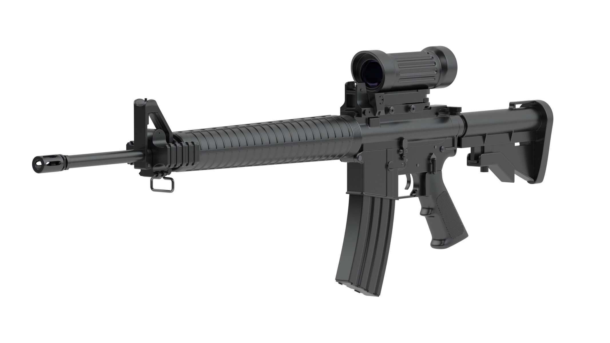 Colt Canada C7A2 - 3D Model by frezzy