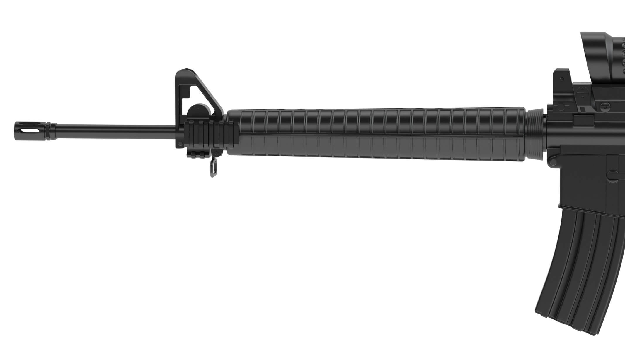 Colt Canada C7A2 - 3D Model by frezzy