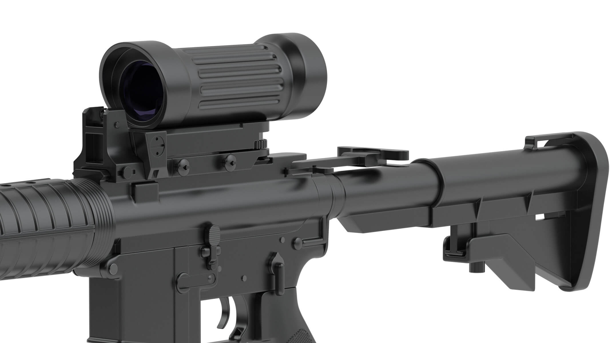 Colt Canada C7A2 - 3D Model by frezzy