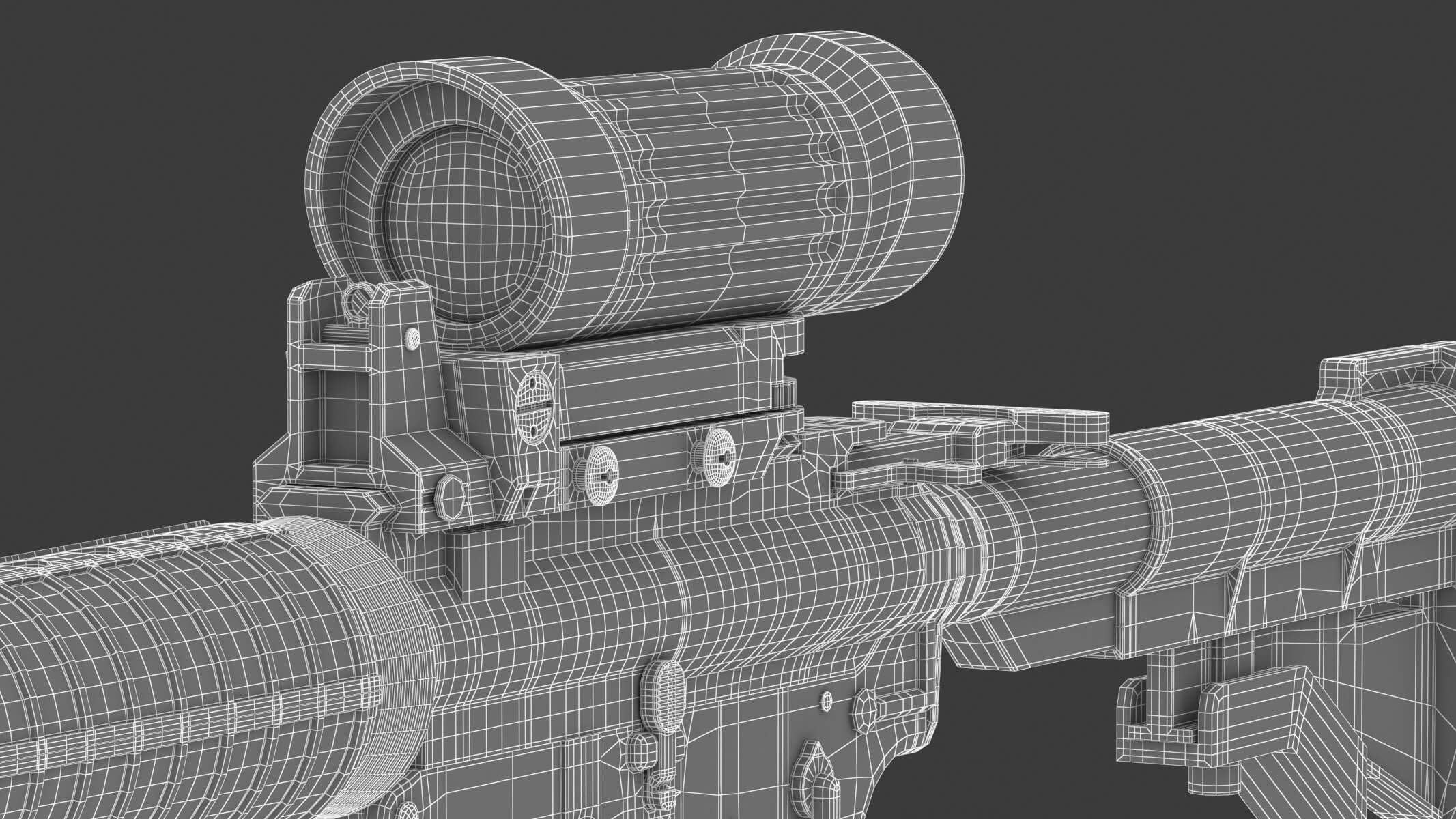 Colt Canada C7A2 - 3D Model by frezzy