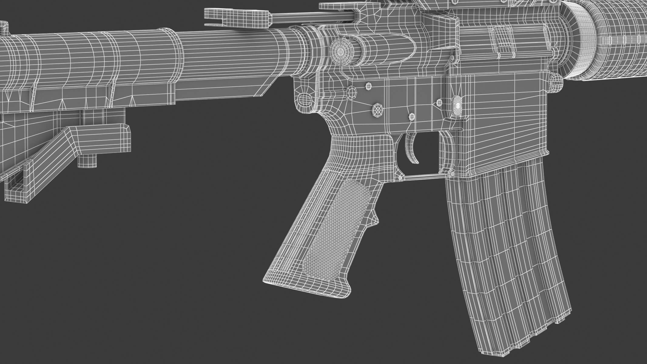 Colt Canada C7A2 - 3D Model by frezzy