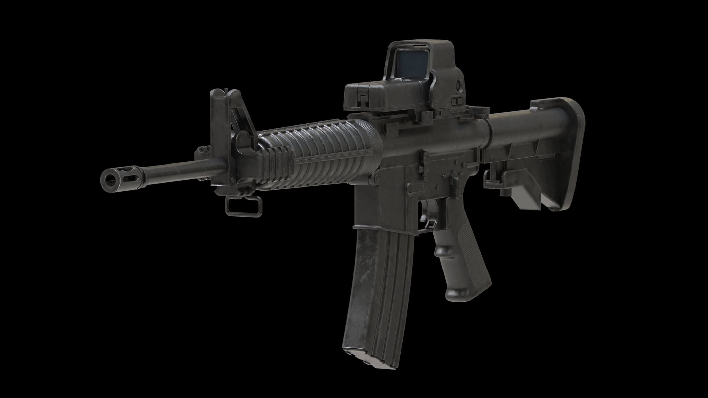 Colt Canada C8A1 Low Poly - 3D Model by frezzy