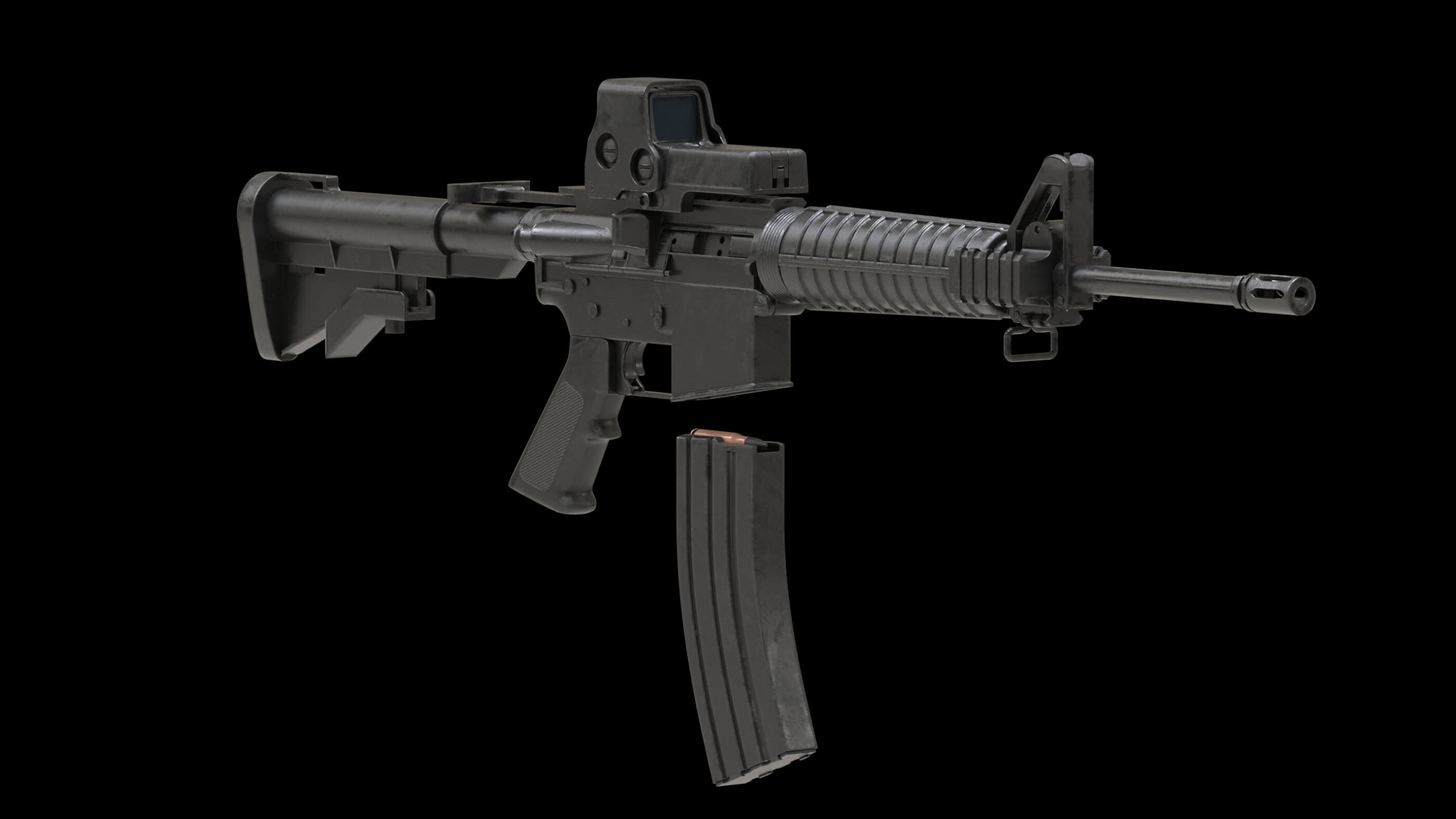 Colt Canada C8A1 Low Poly - 3D Model by frezzy