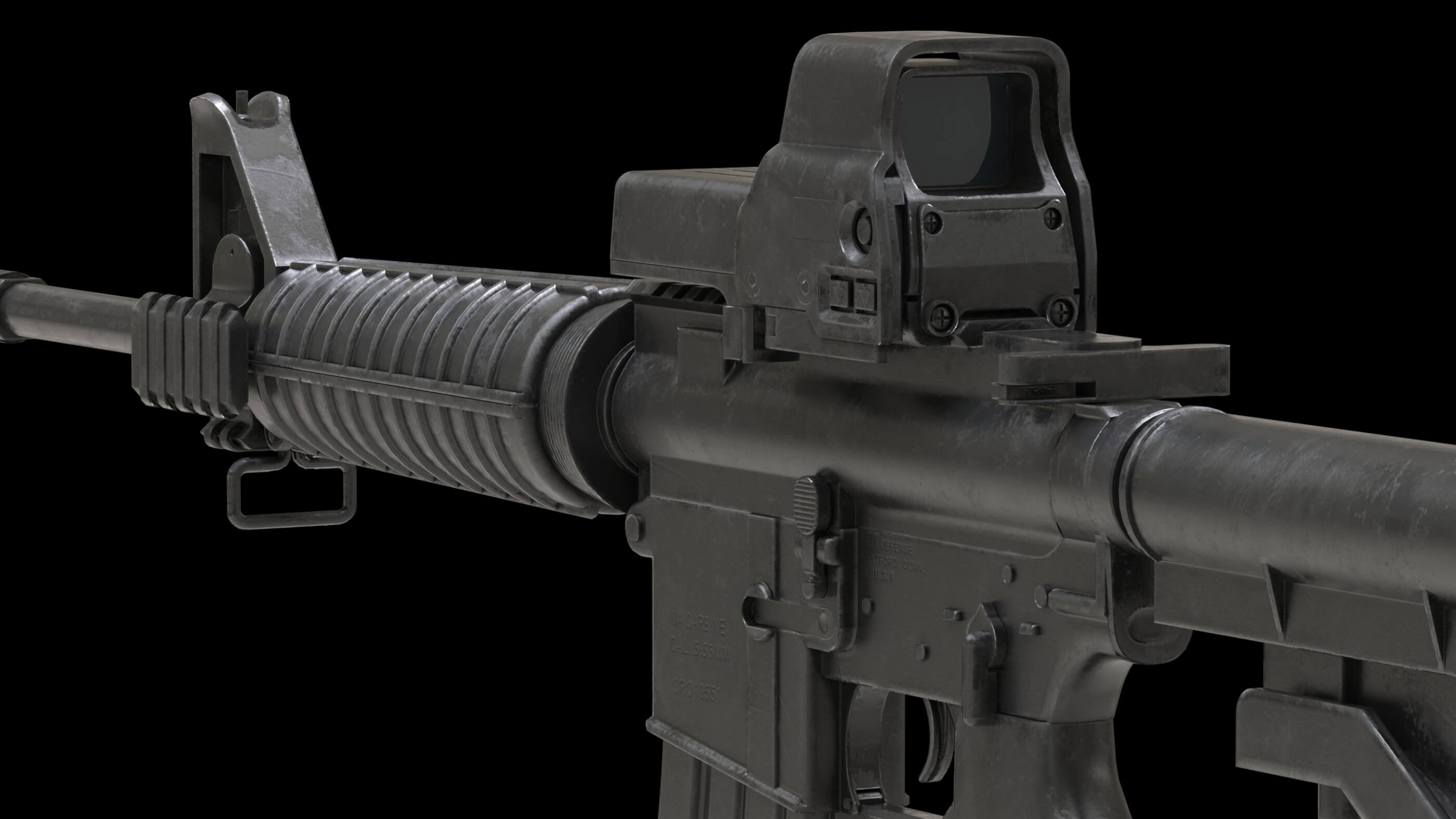 Colt Canada C8A1 Low Poly - 3D Model by frezzy