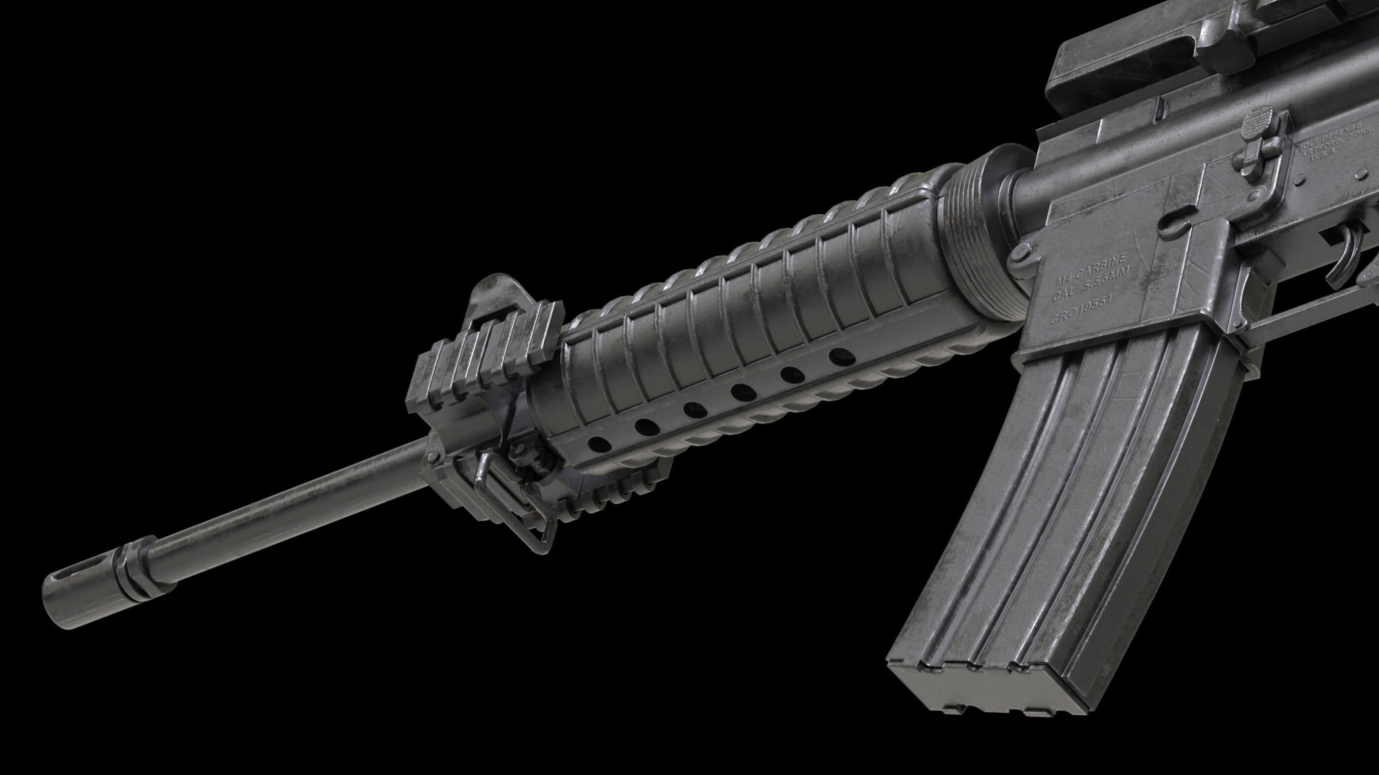 Colt Canada C8A1 Low Poly - 3D Model by frezzy