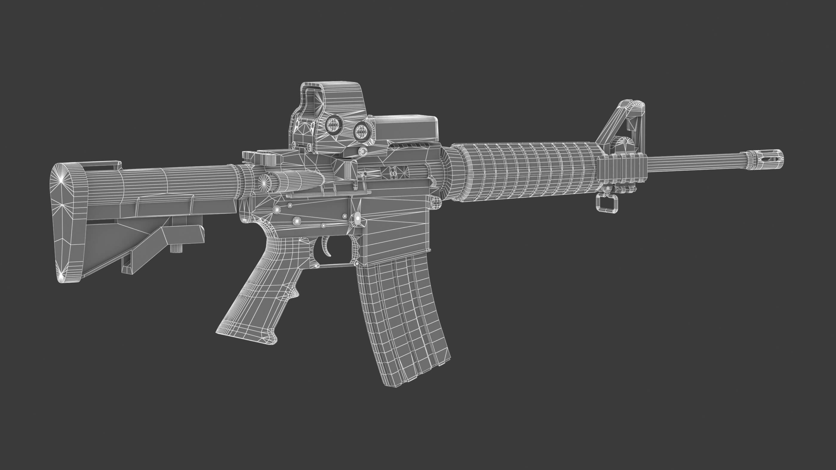 Colt Canada C8A1 Low Poly - 3D Model by frezzy