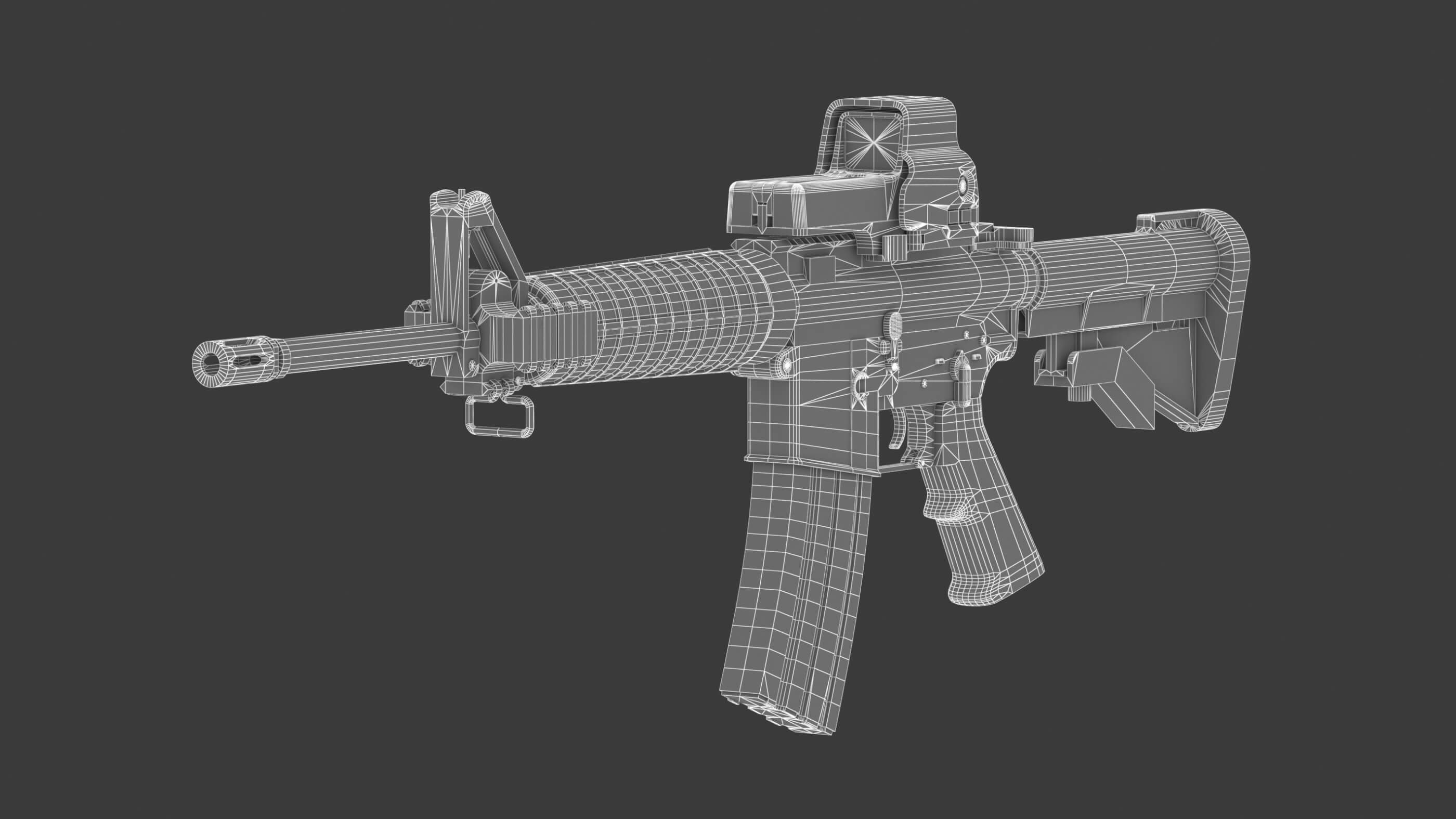 Colt Canada C8A1 Low Poly - 3D Model by frezzy