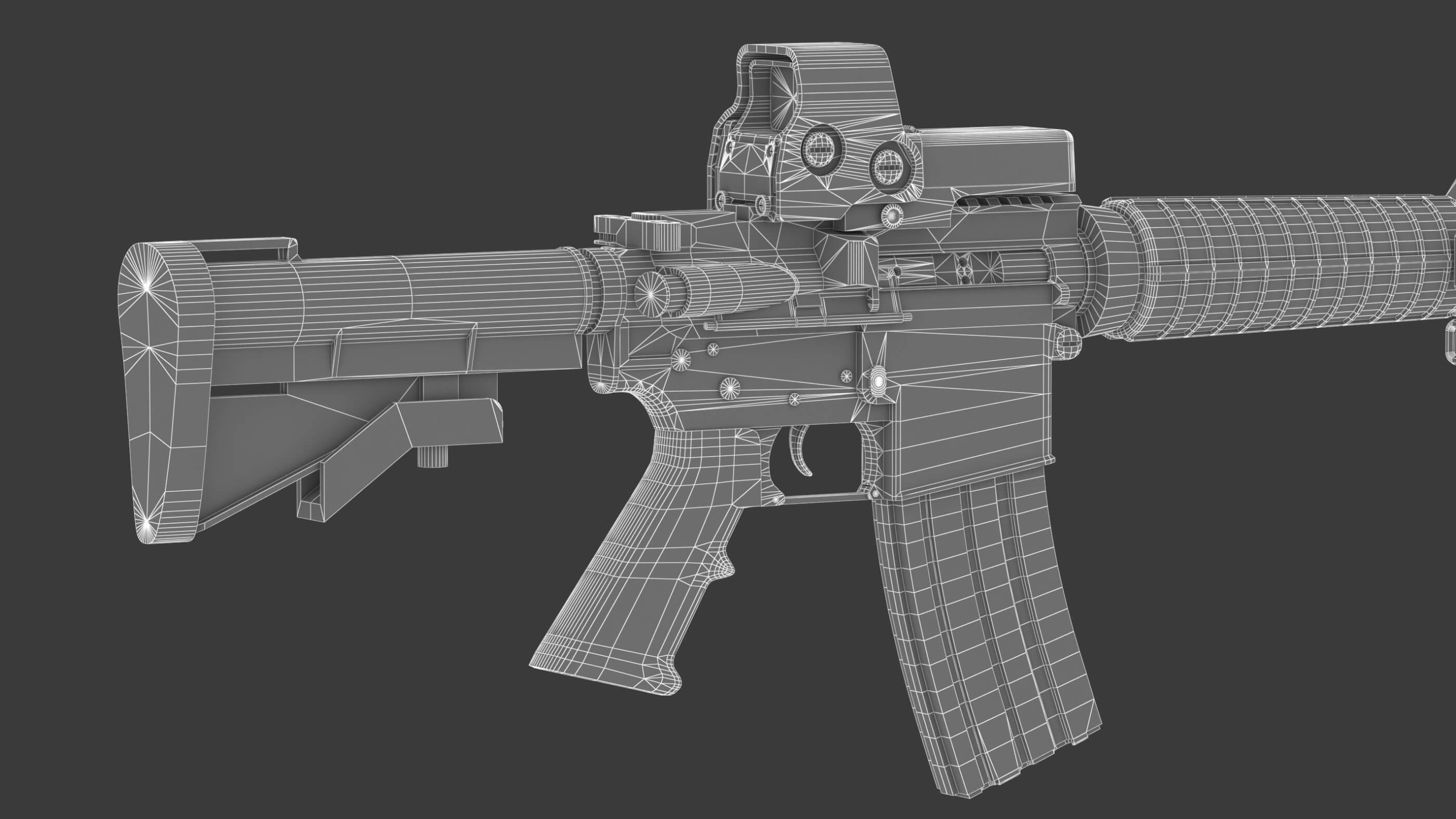 Colt Canada C8A1 Low Poly - 3D Model by frezzy