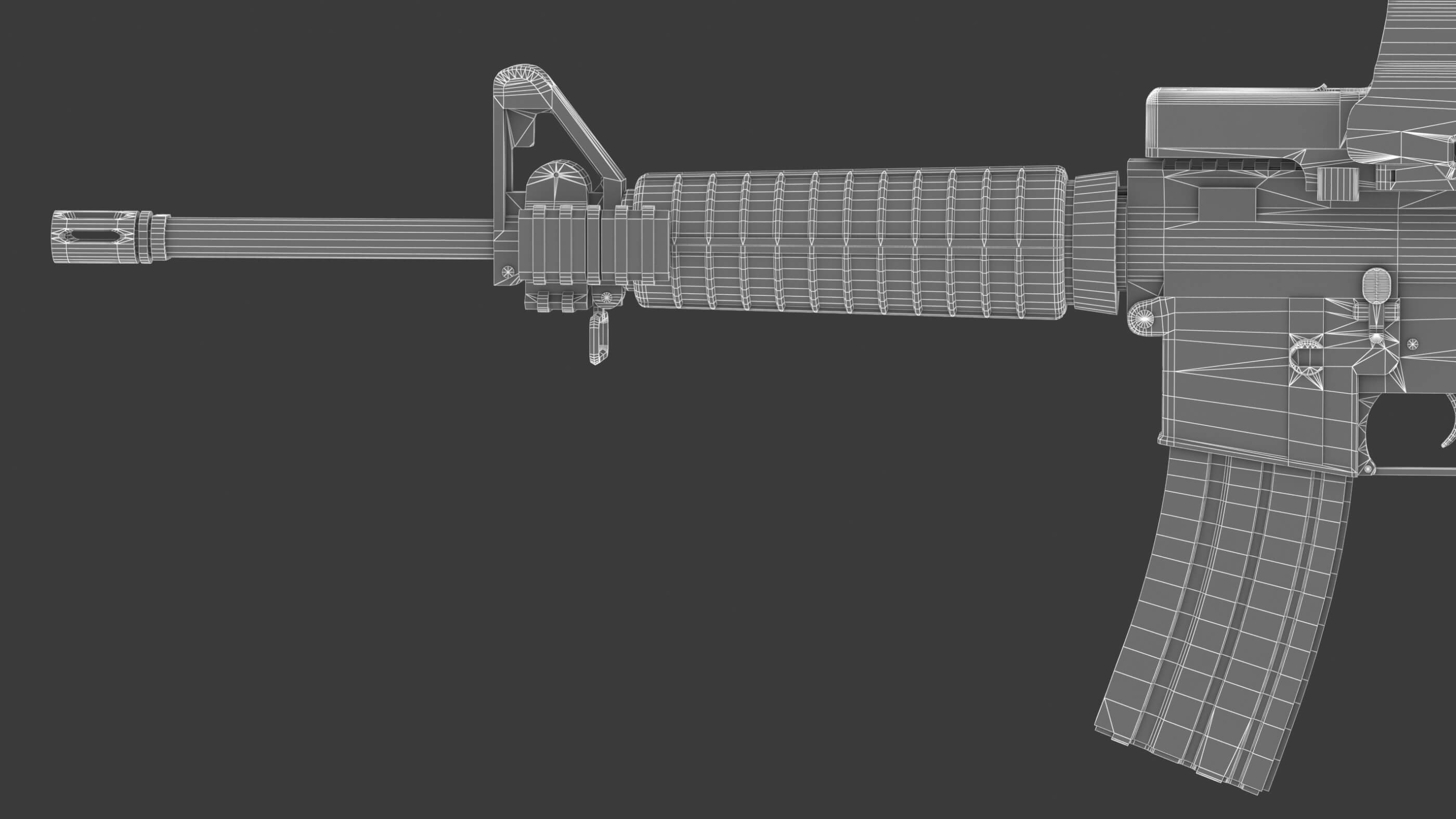 Colt Canada C8A1 Low Poly - 3D Model by frezzy