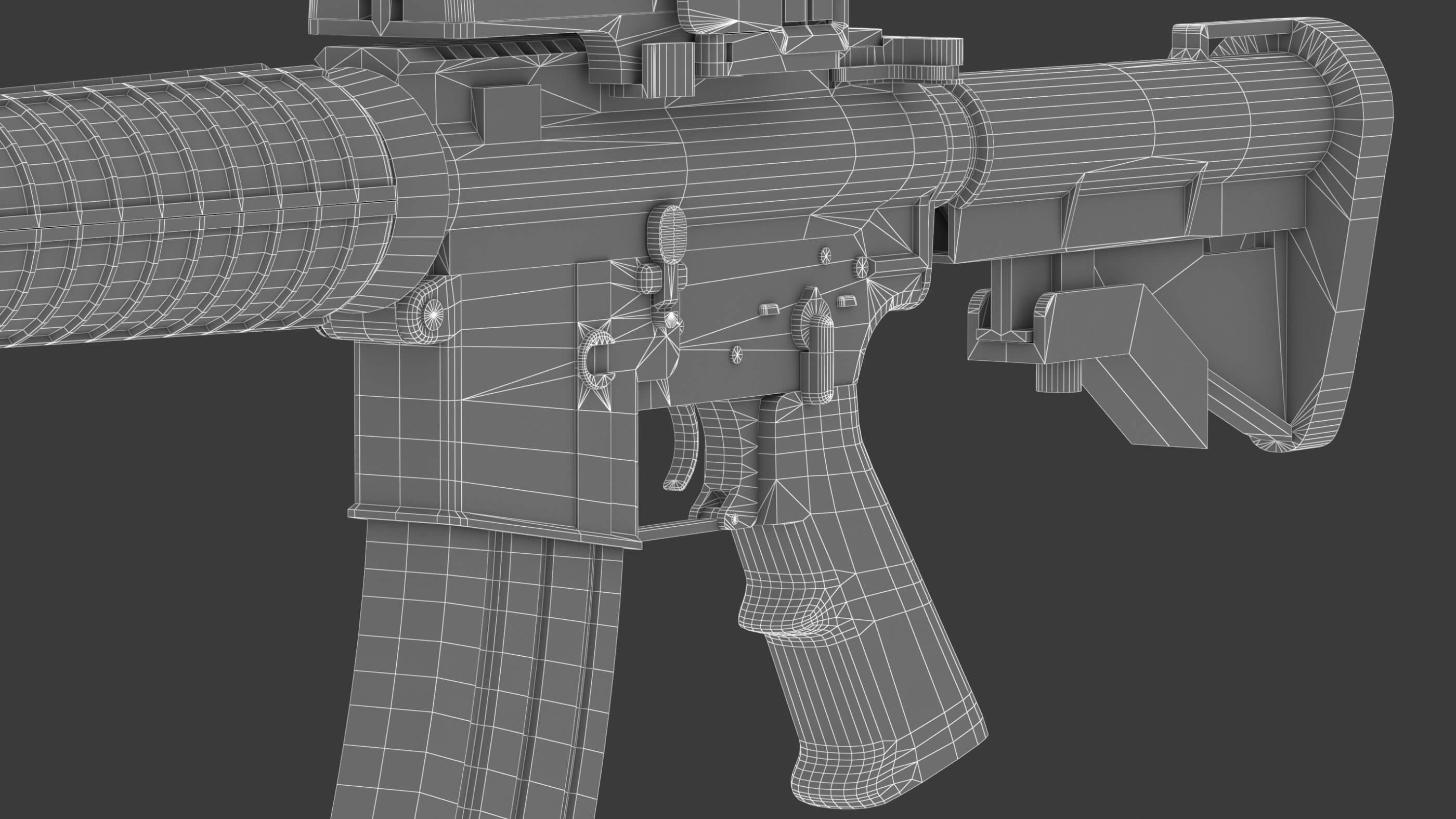 Colt Canada C8A1 Low Poly - 3D Model by frezzy