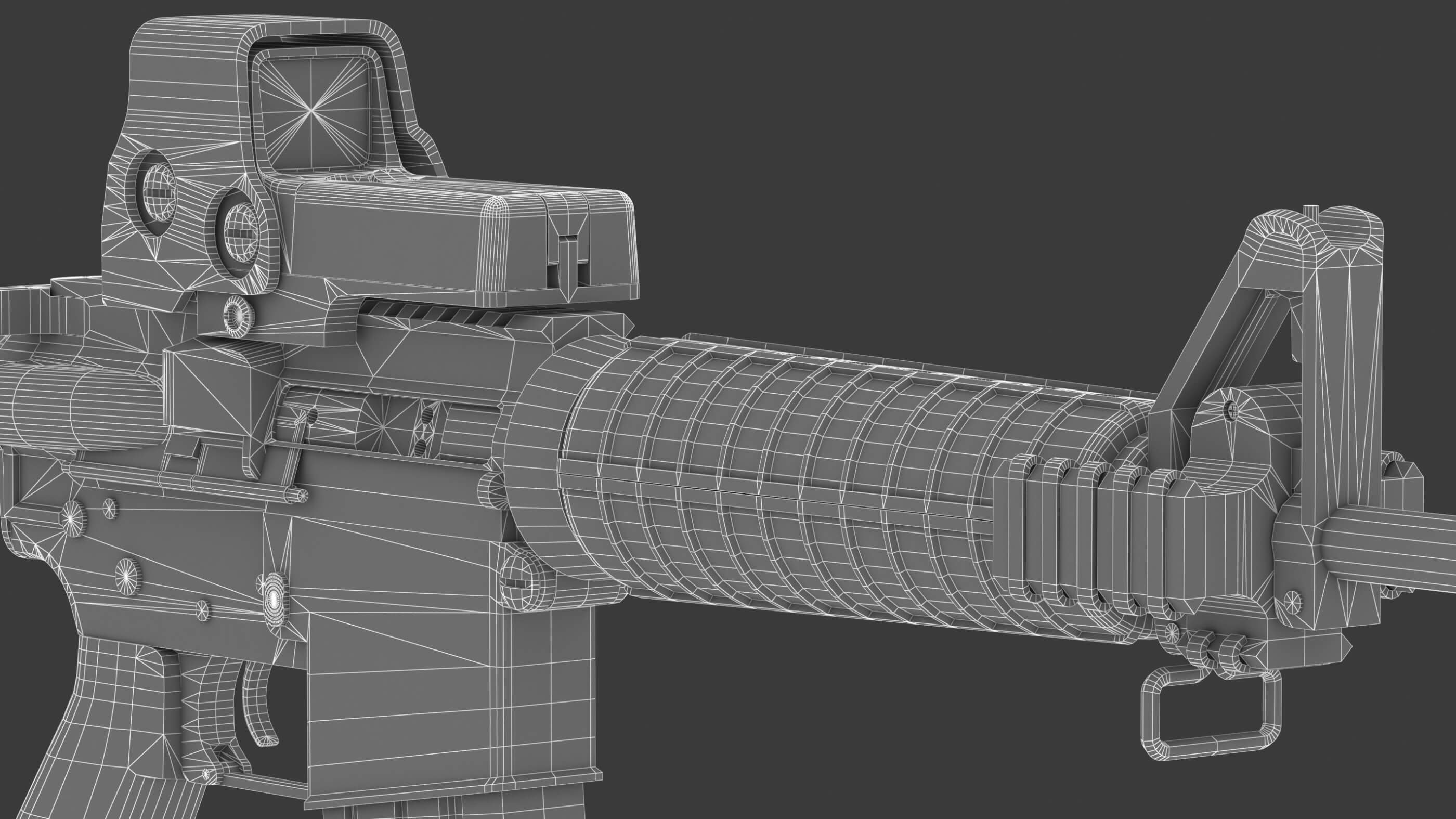 Colt Canada C8A1 Low Poly - 3D Model by frezzy