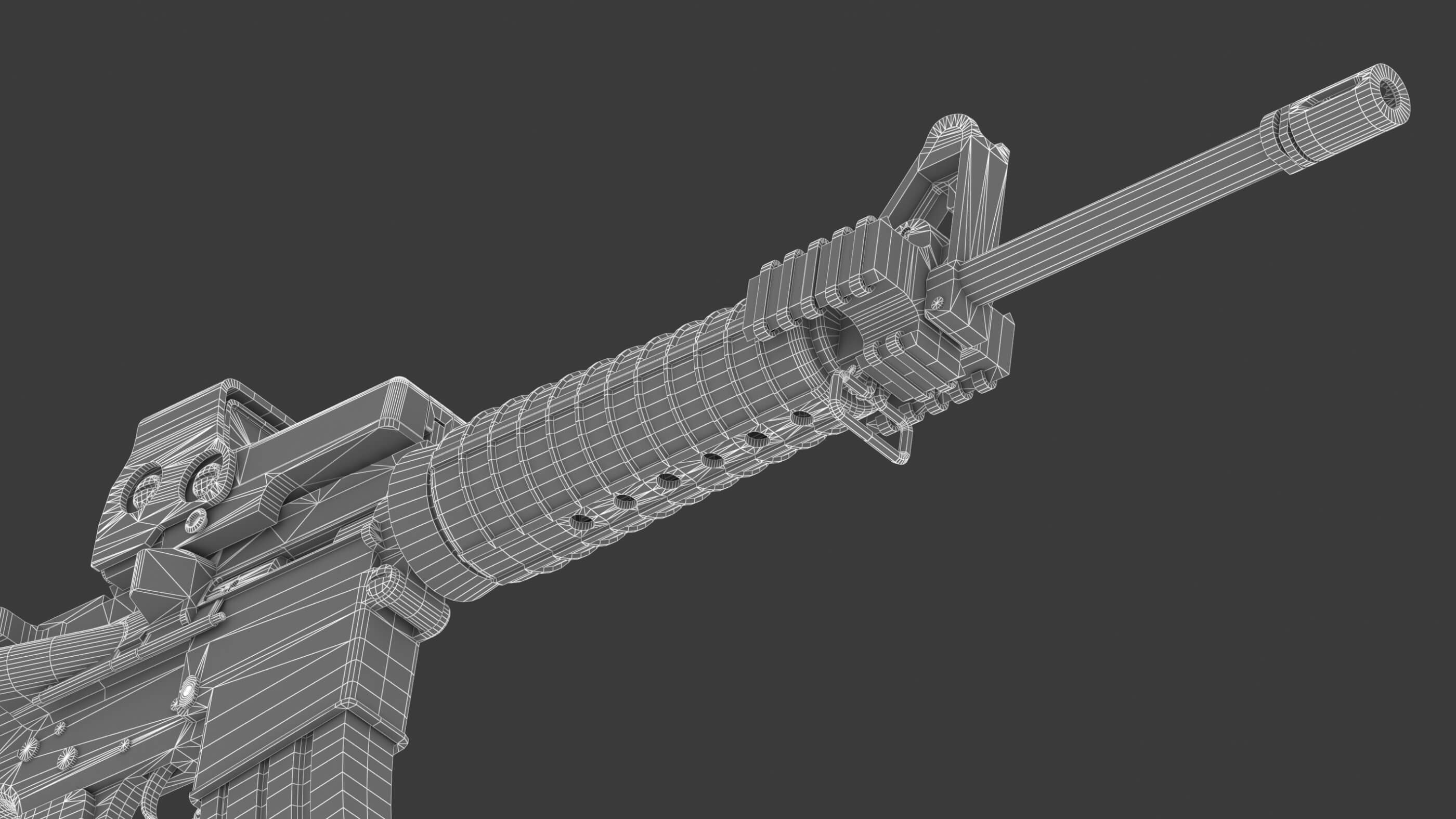 Colt Canada C8A1 Low Poly - 3D Model by frezzy