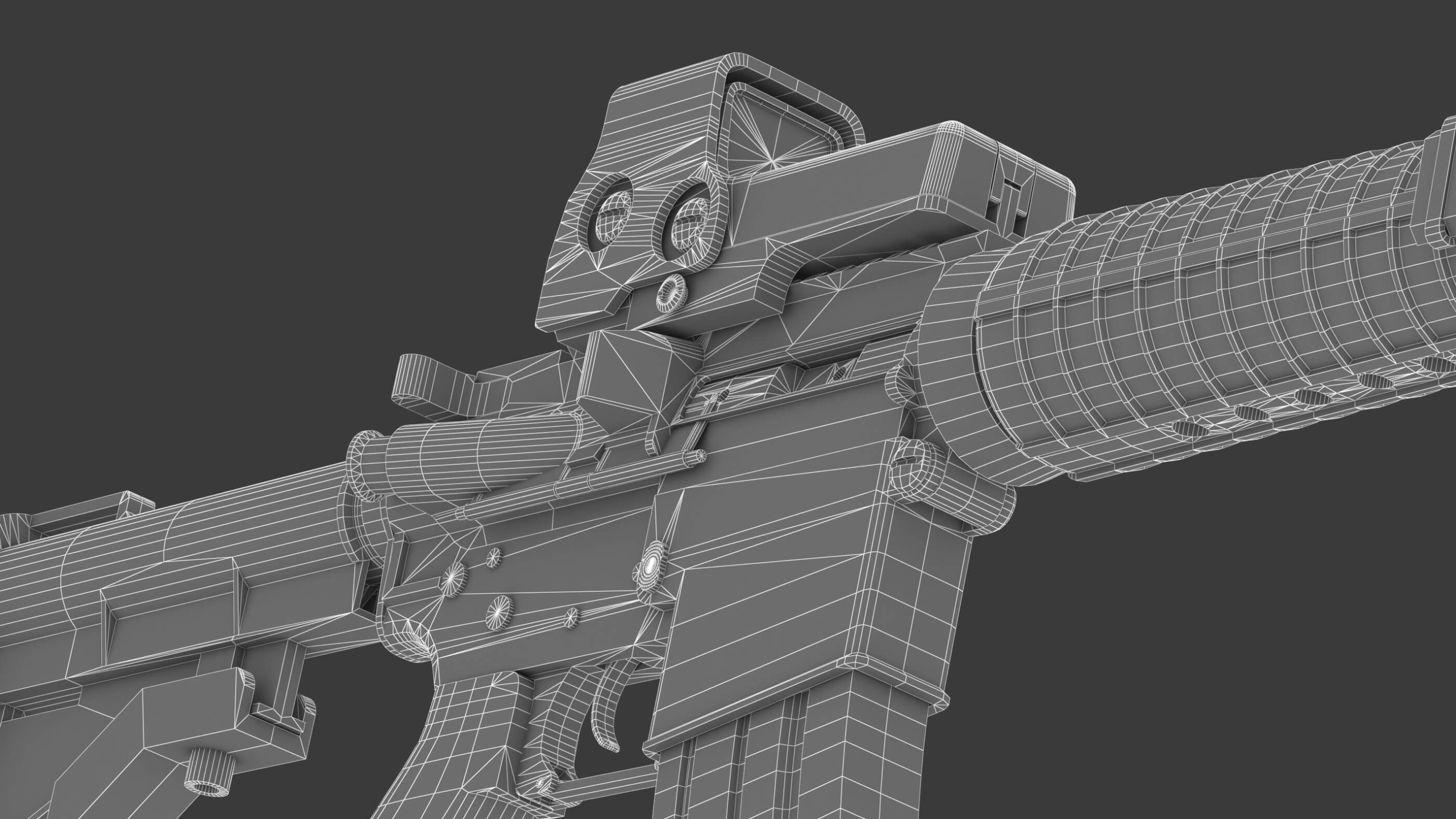 Colt Canada C8A1 Low Poly - 3D Model by frezzy