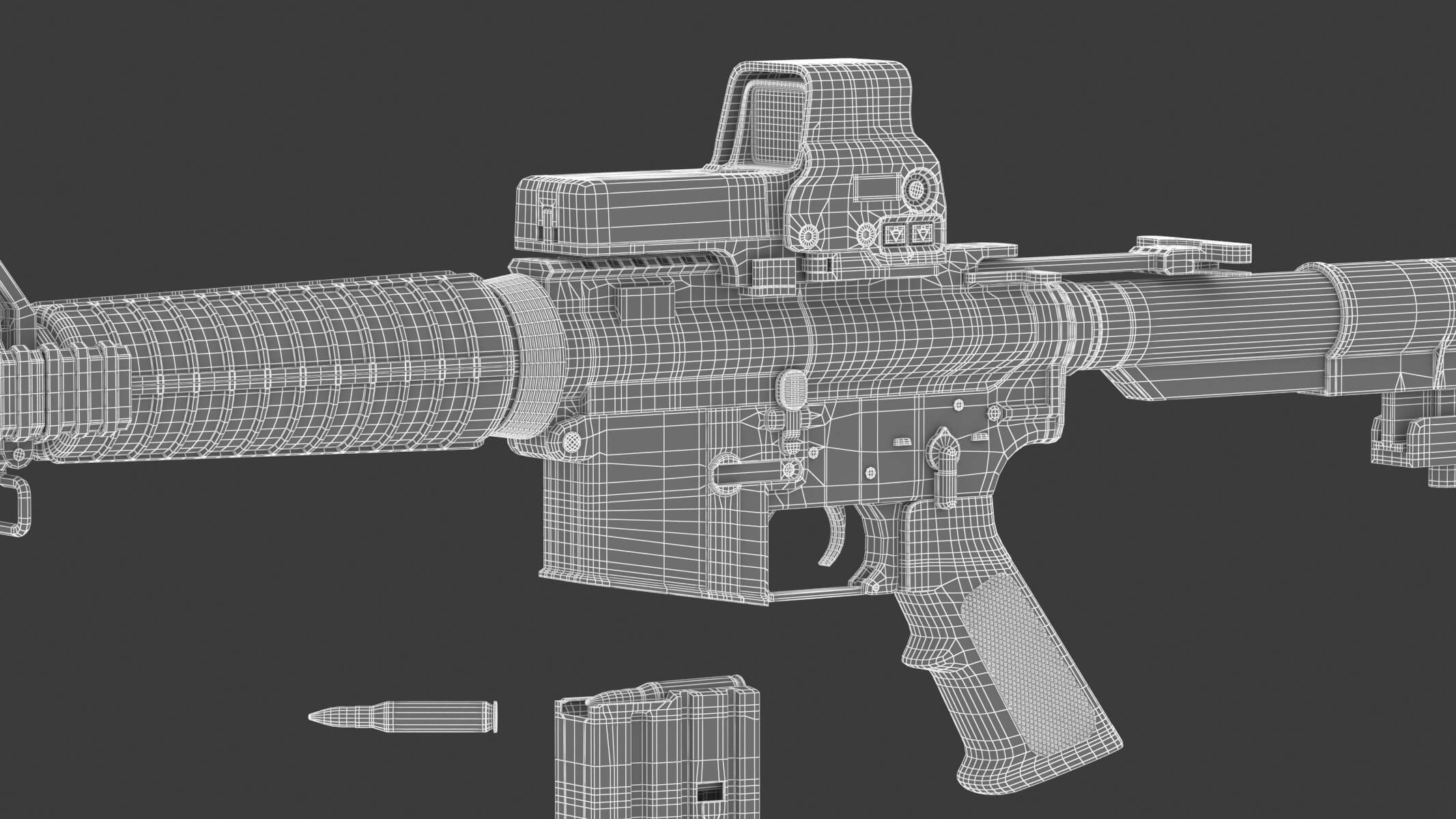 Colt Canada C8A1 - 3D Model by frezzy