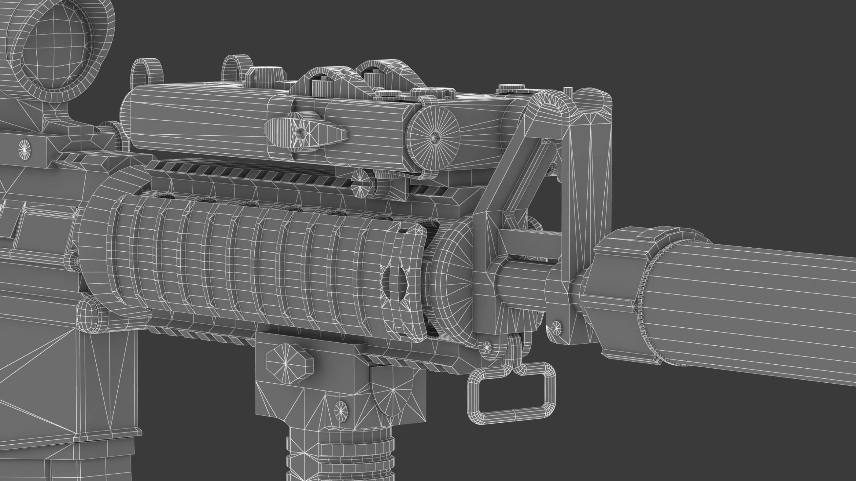 Colt Canada C8Sfw Low Poly - 3D Model by frezzy