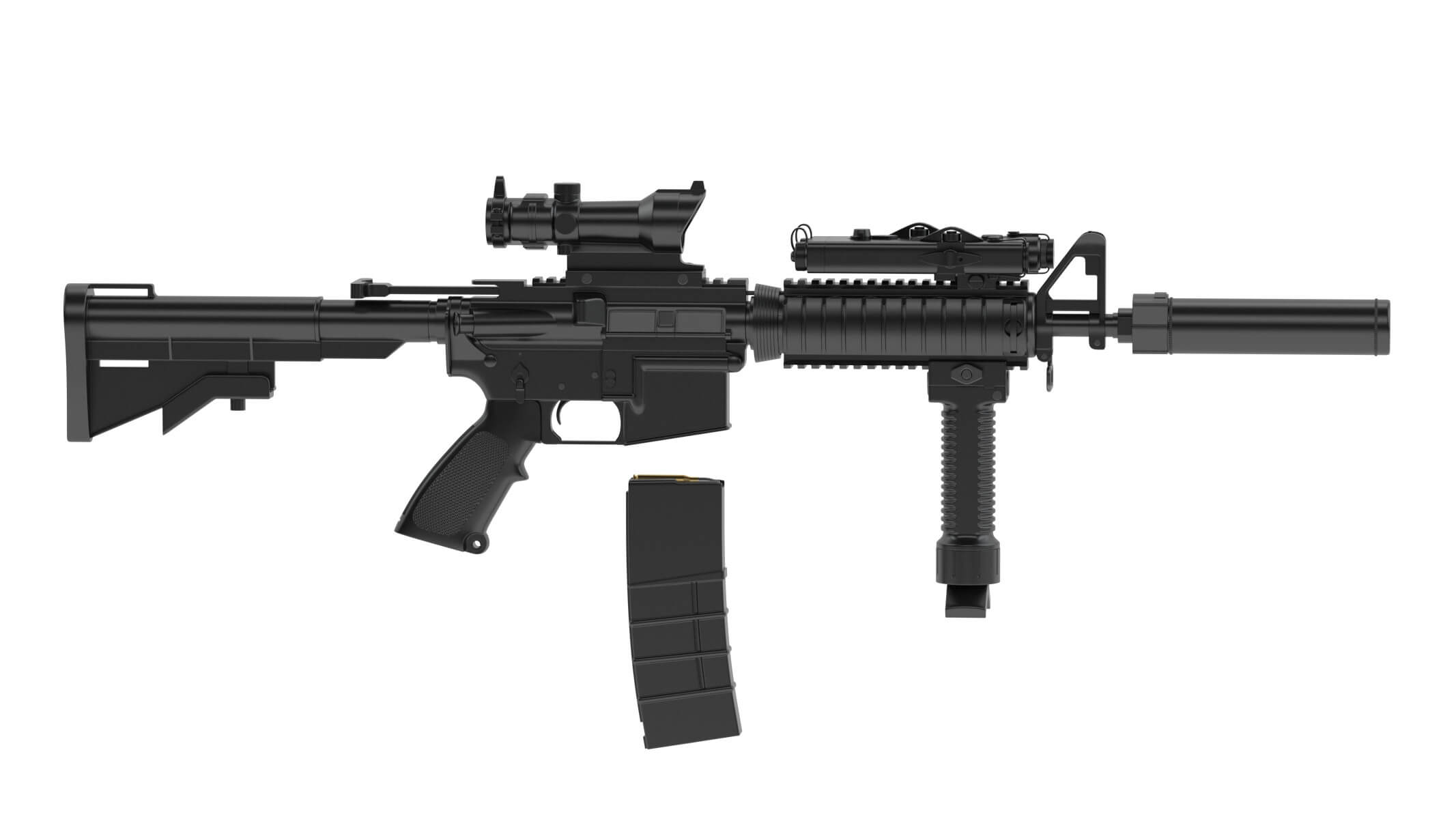 Colt Canada C8Sfw - 3D Model by frezzy